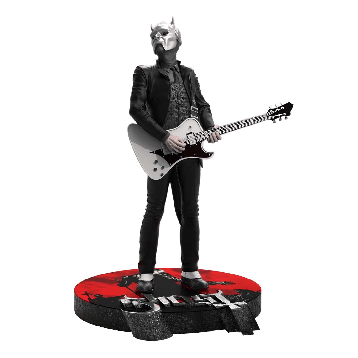Knucklebonz - Ghost - Nameless Ghoul (White Guitar) Iconz Statue ...