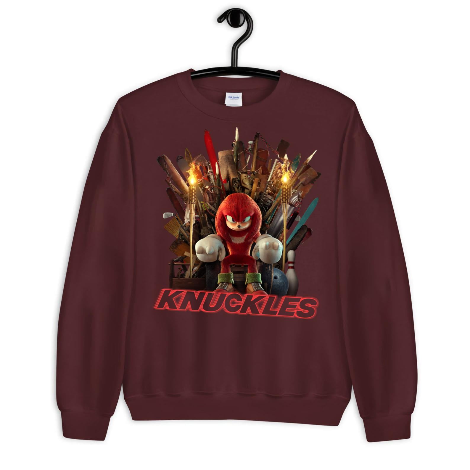 Knuckles TV Series Shirt – Retro Video Game Character Graphic Tee New ...