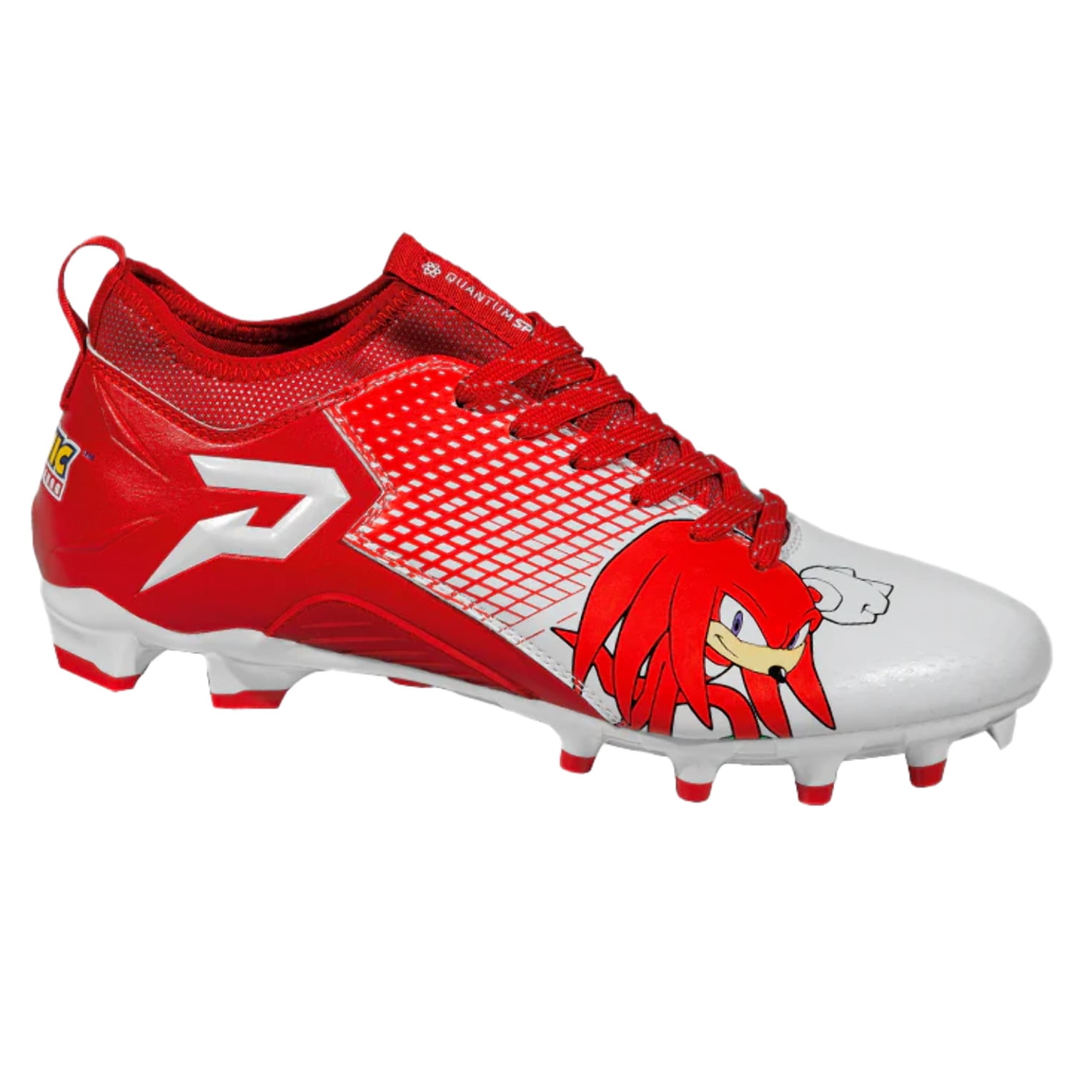 Knuckles the Echidna Football Cleats - by Phenom Elite - Walmart.com