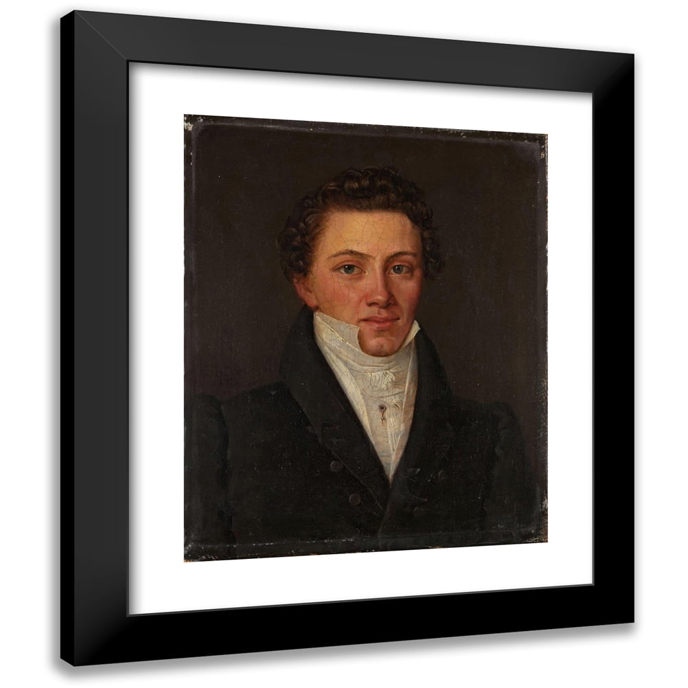 Knud Baade 15x18 Black Modern Framed Museum Art Print Titled - Portrait ...