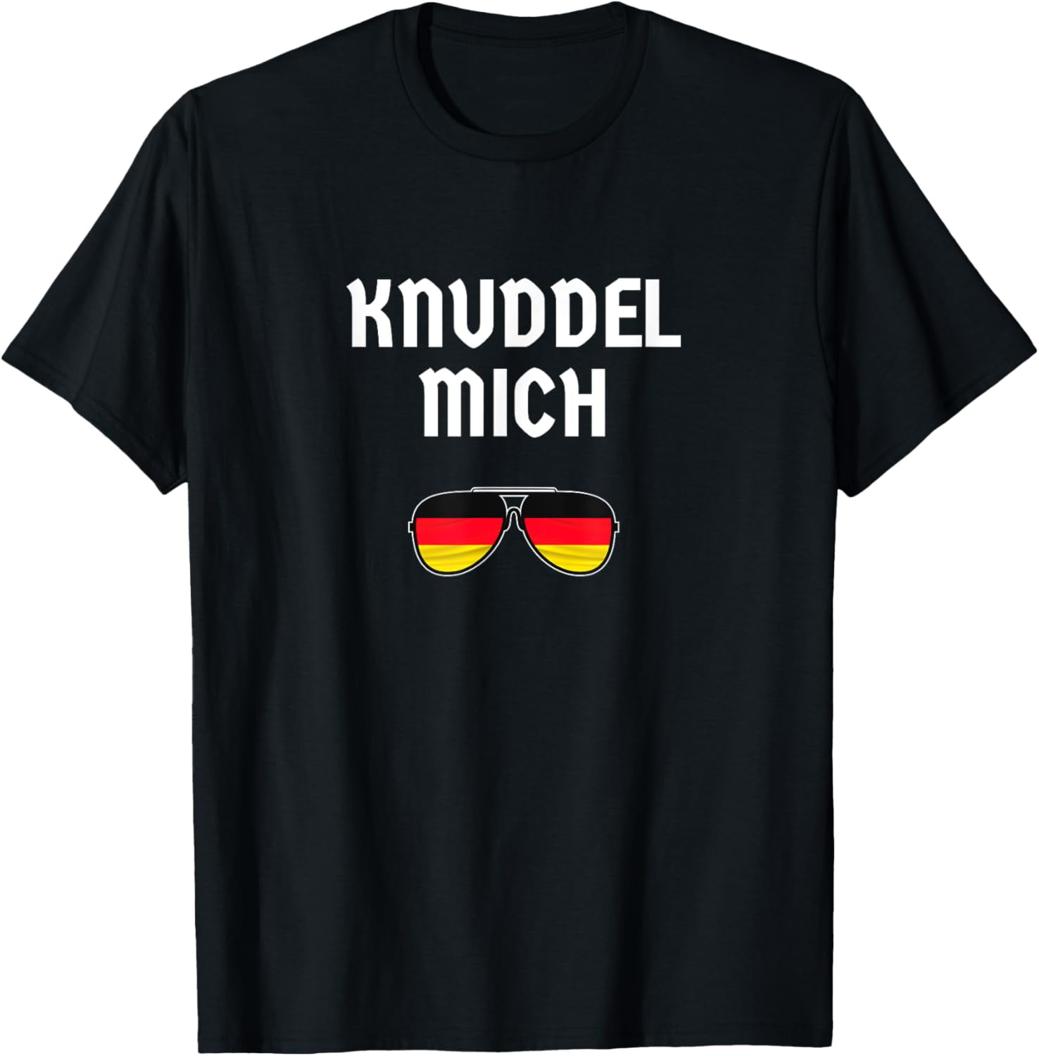 Knuddel Mich German Language Cuddle Me Funny German Sayings T-Shirt ...