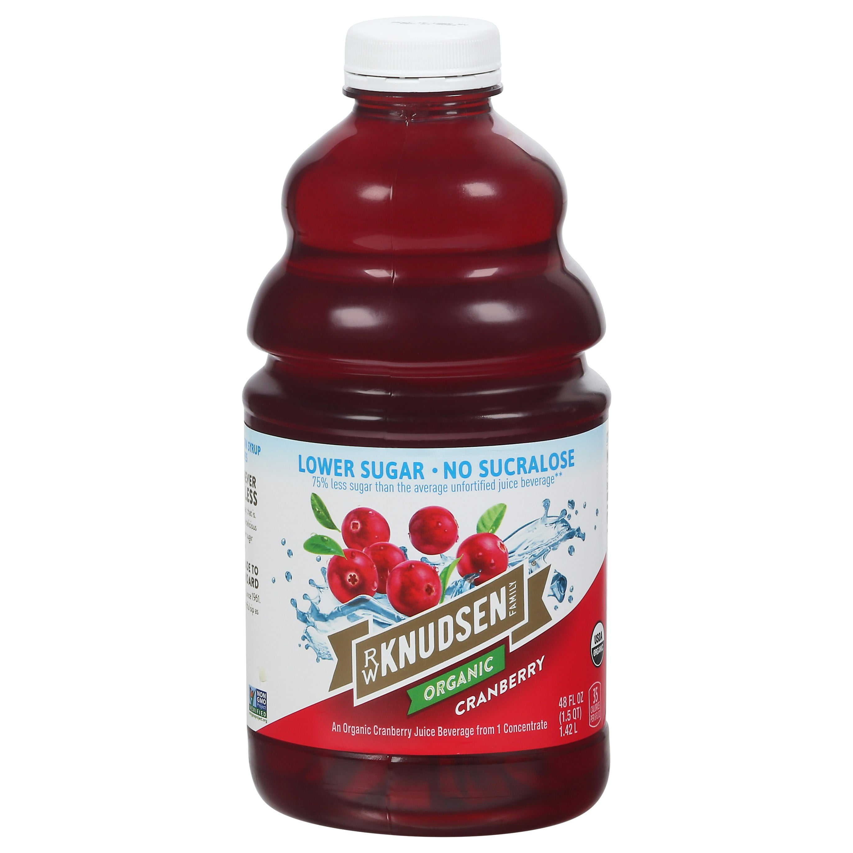 Knudsen Organic Cranberry Light Sodium Juice 48 fl oz (Pack of 8 ...