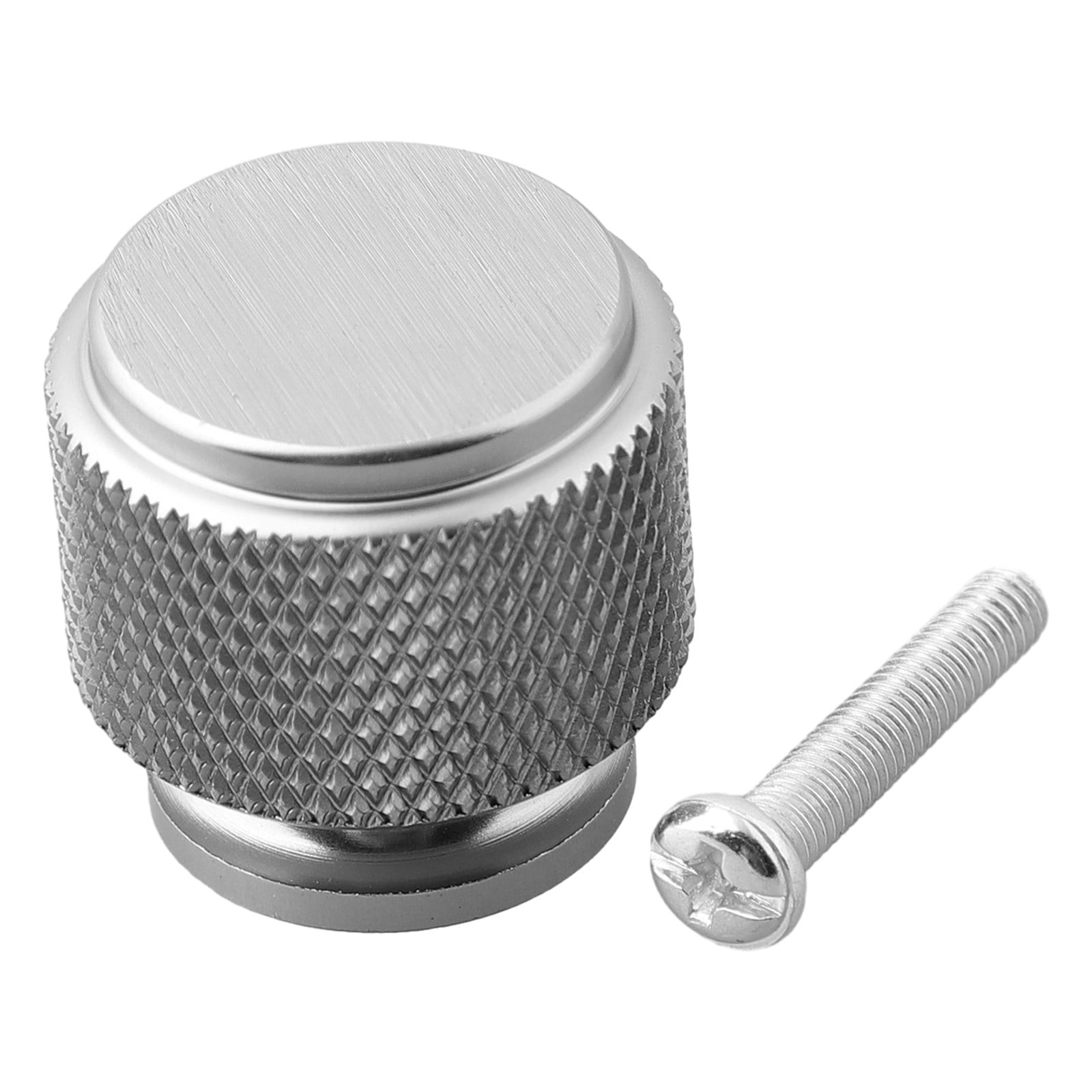 Knurled Cabinet Knob Matt Black Aluminium Kitchen Cabinet Door Cupboard Drawer Cabinet Closet ...