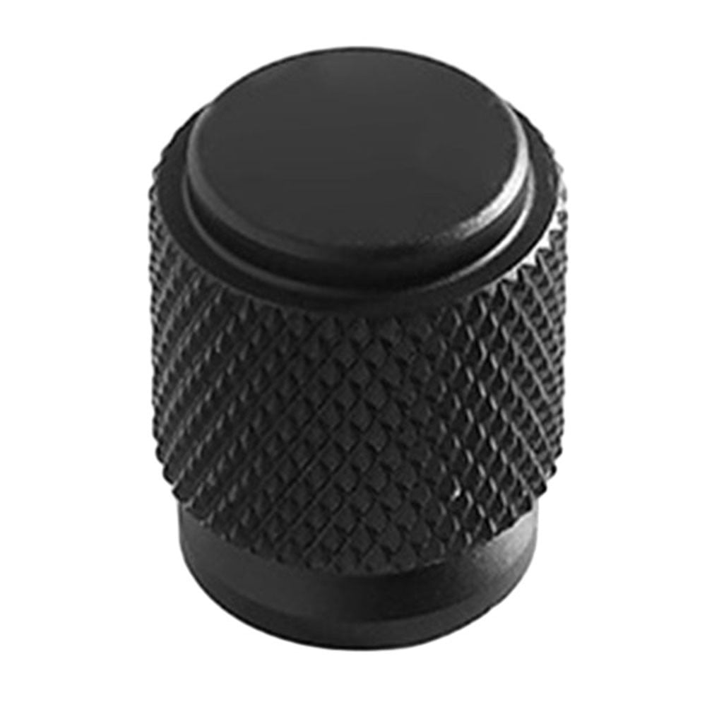 Knurled Cabinet Knob Matt Black Aluminium Kitchen Cabinet Door Cupboard ...