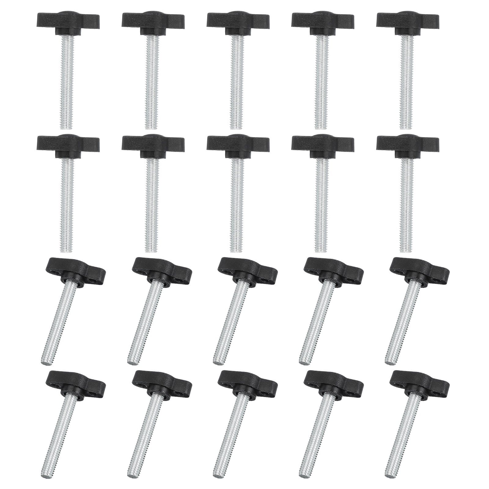 Knurled Clamping Knobs Handle Thumb Screws Bolt Knobs M6 x 40 mm Male ...