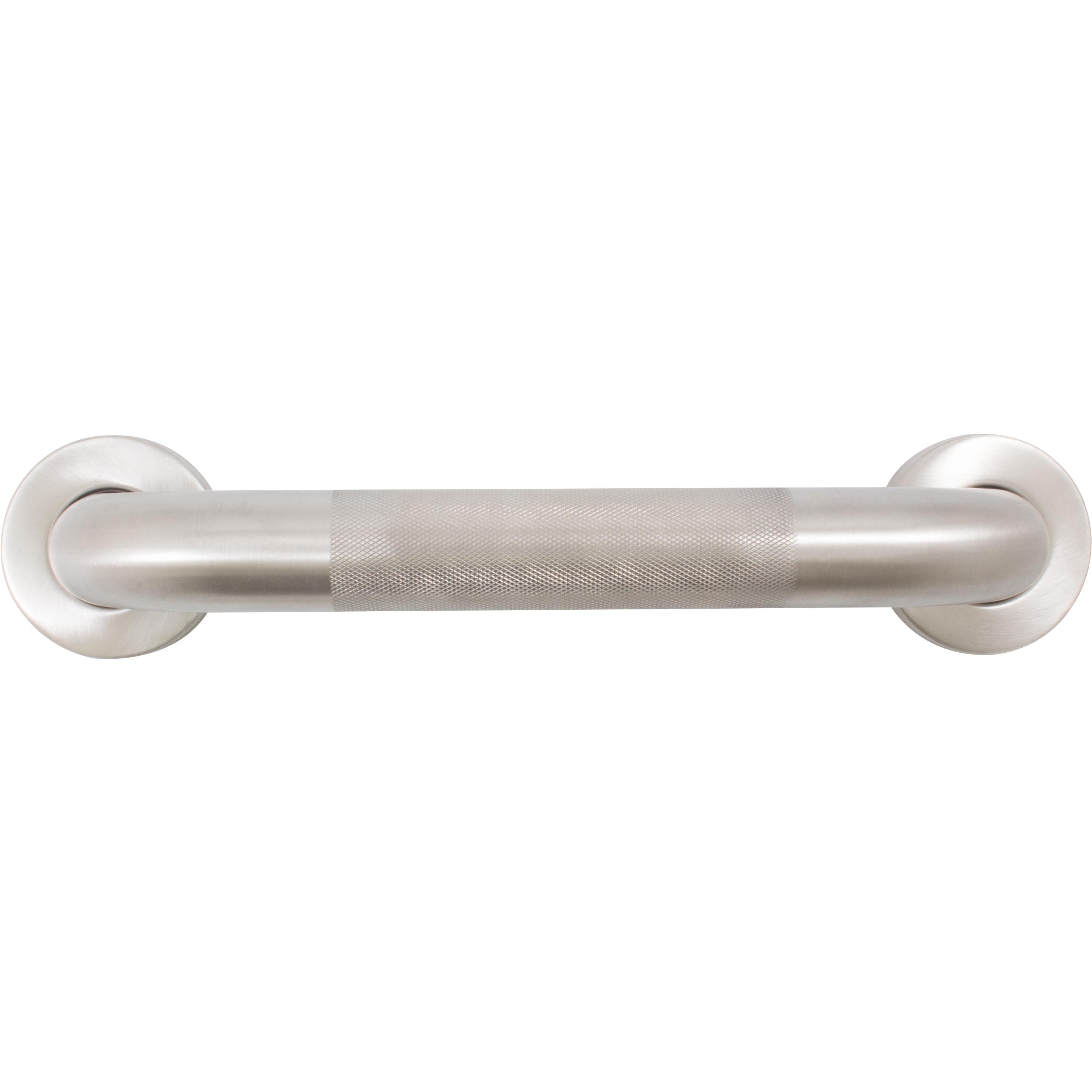 Knurled Grab Bar, 12 Inches, 1-1/2" Diameter, 1-1/2" Wall Clearance ...