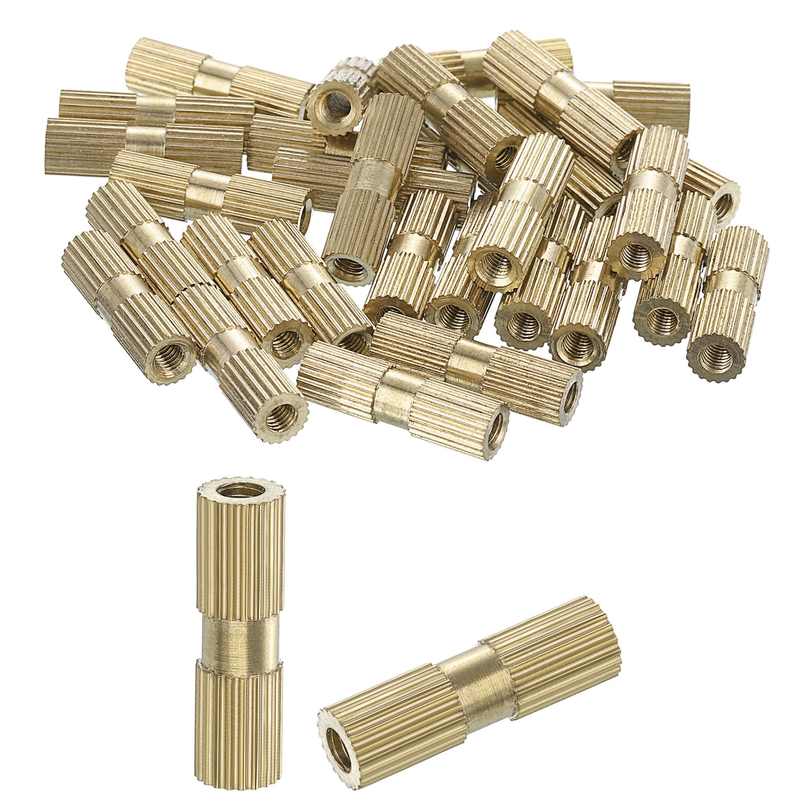 Knurled Insert Nuts, 30Pack M3 x 18mm(L) x 5mm(OD) Thread Printing ...