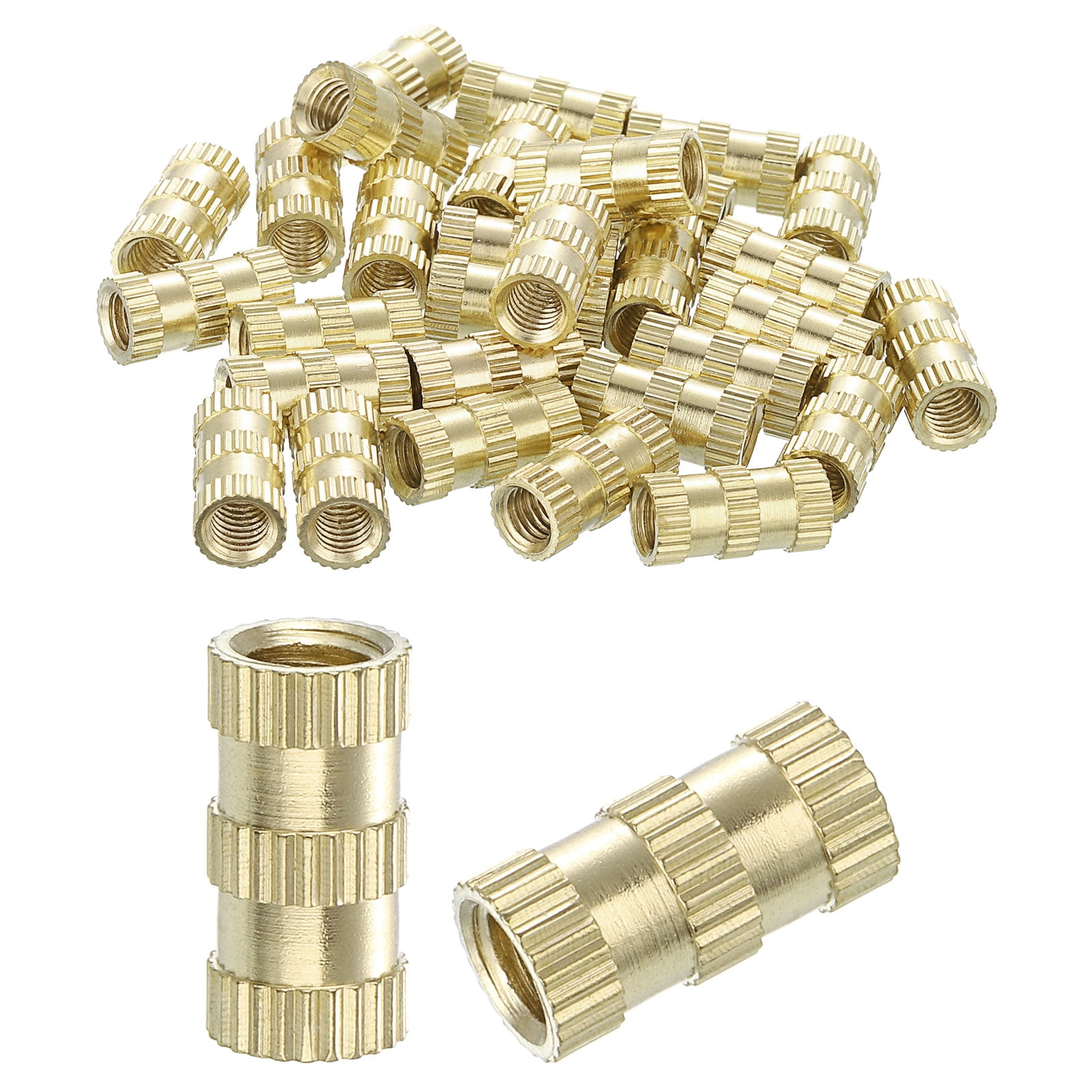 Knurled Insert Nuts, 30Pack M5 x 14mm(L) x 7mm(OD) Thread Printing ...
