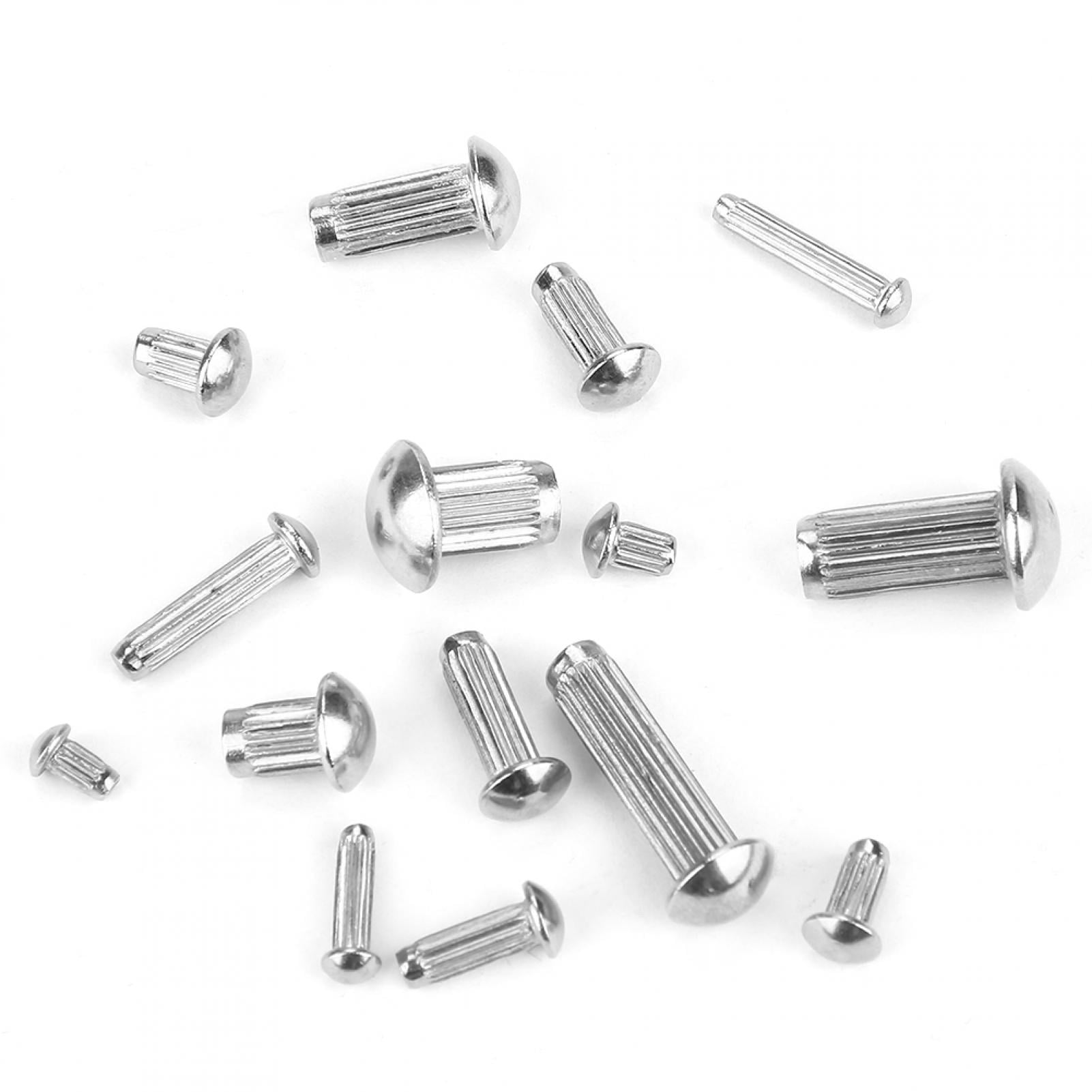 Knurled Shank Rivet, Stainless Steel Rivet Round Head Knurled Shank ...