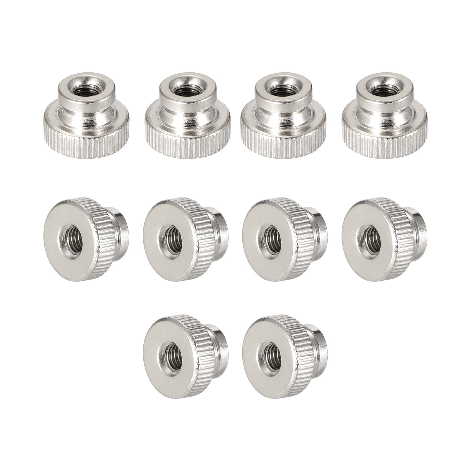 Knurled Thumb Nuts, 10Pack M6 Iron Round Knobs for 3D Printer Parts - Walmart.com