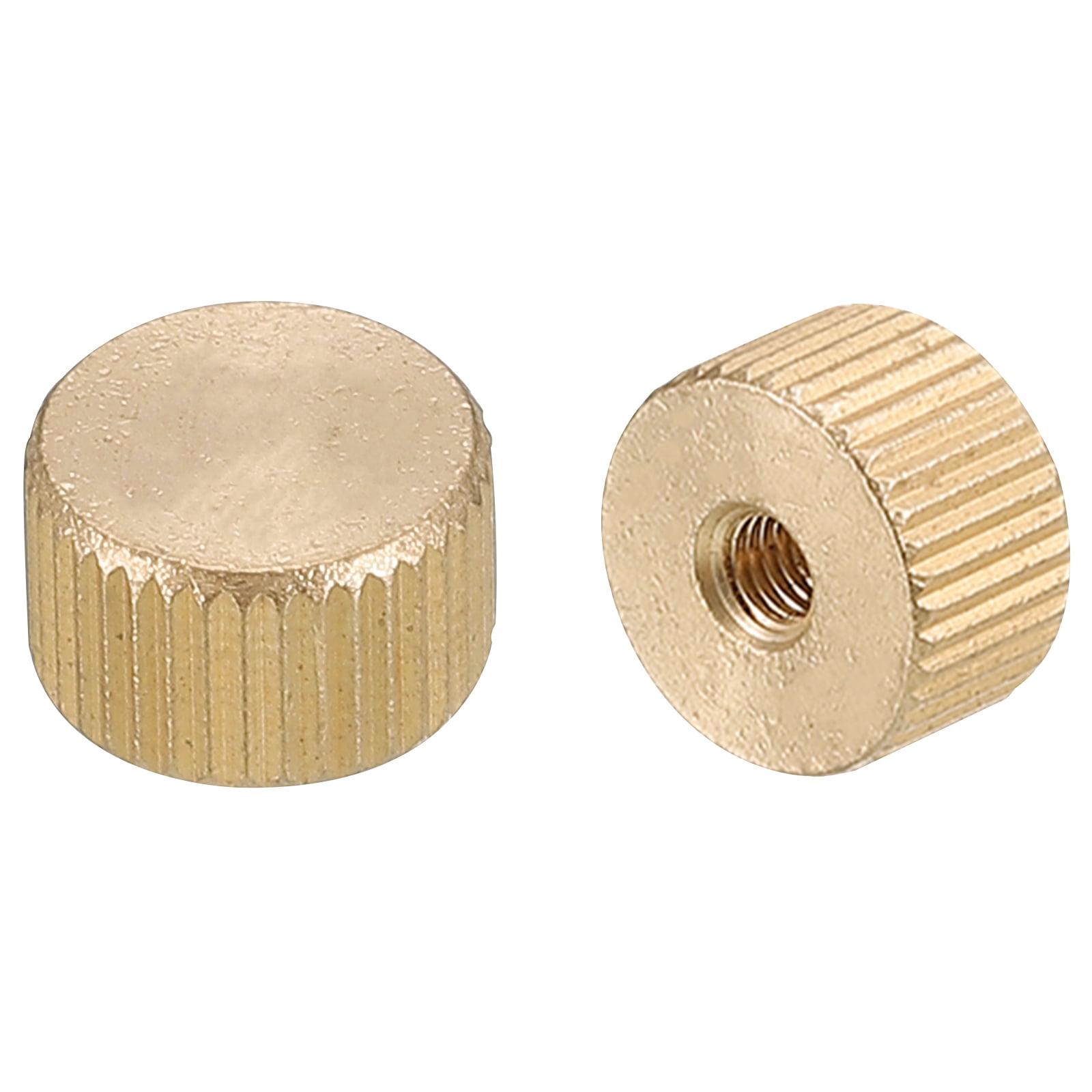Knurled Thumb Nuts, 4 Pack M3 x D10.5mm x H6mm Brass Blind Hole Knurled ...