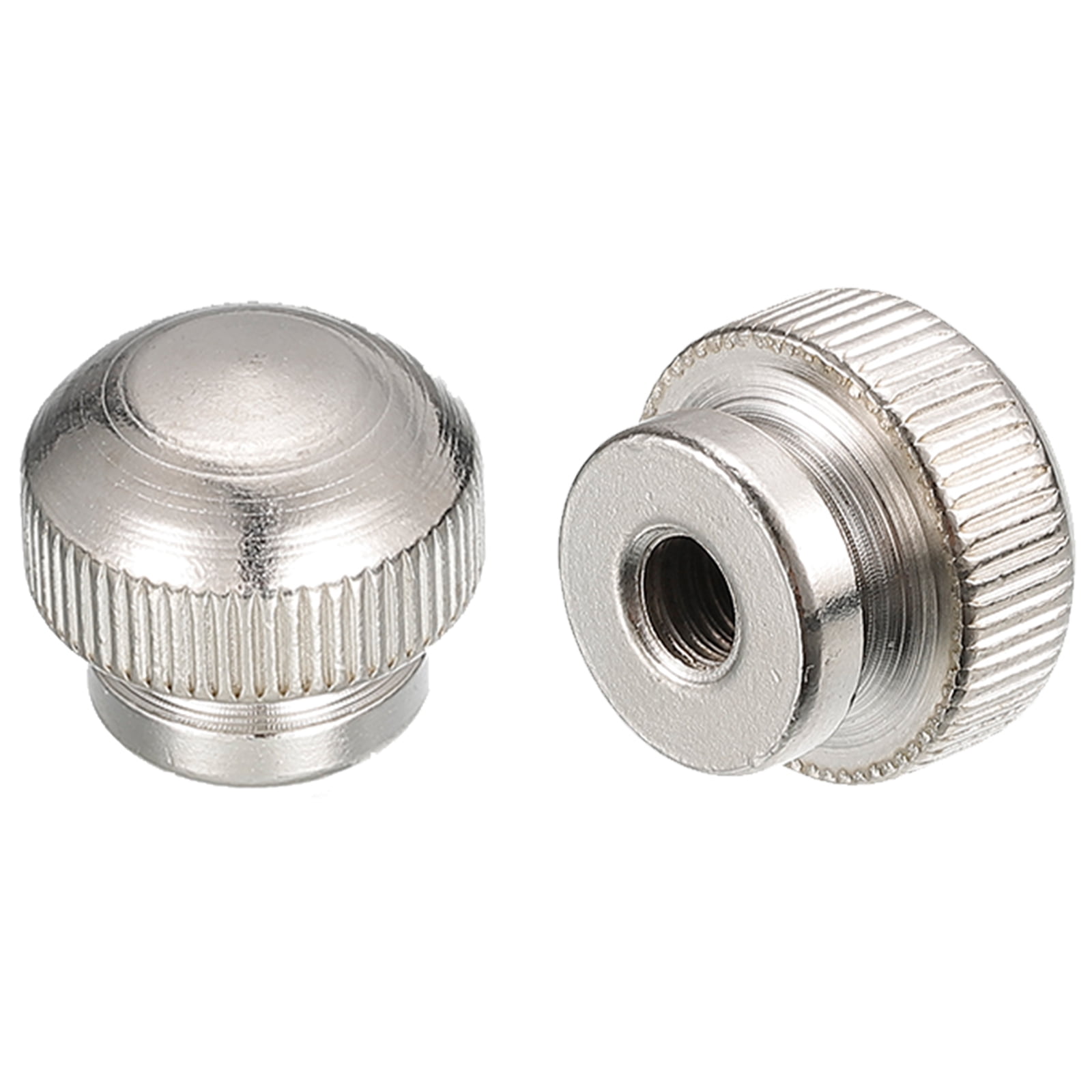 Knurled Thumb Nuts, 4 Pack M5 x D16mm x H14mm Carbon Steel Blind Hole ...
