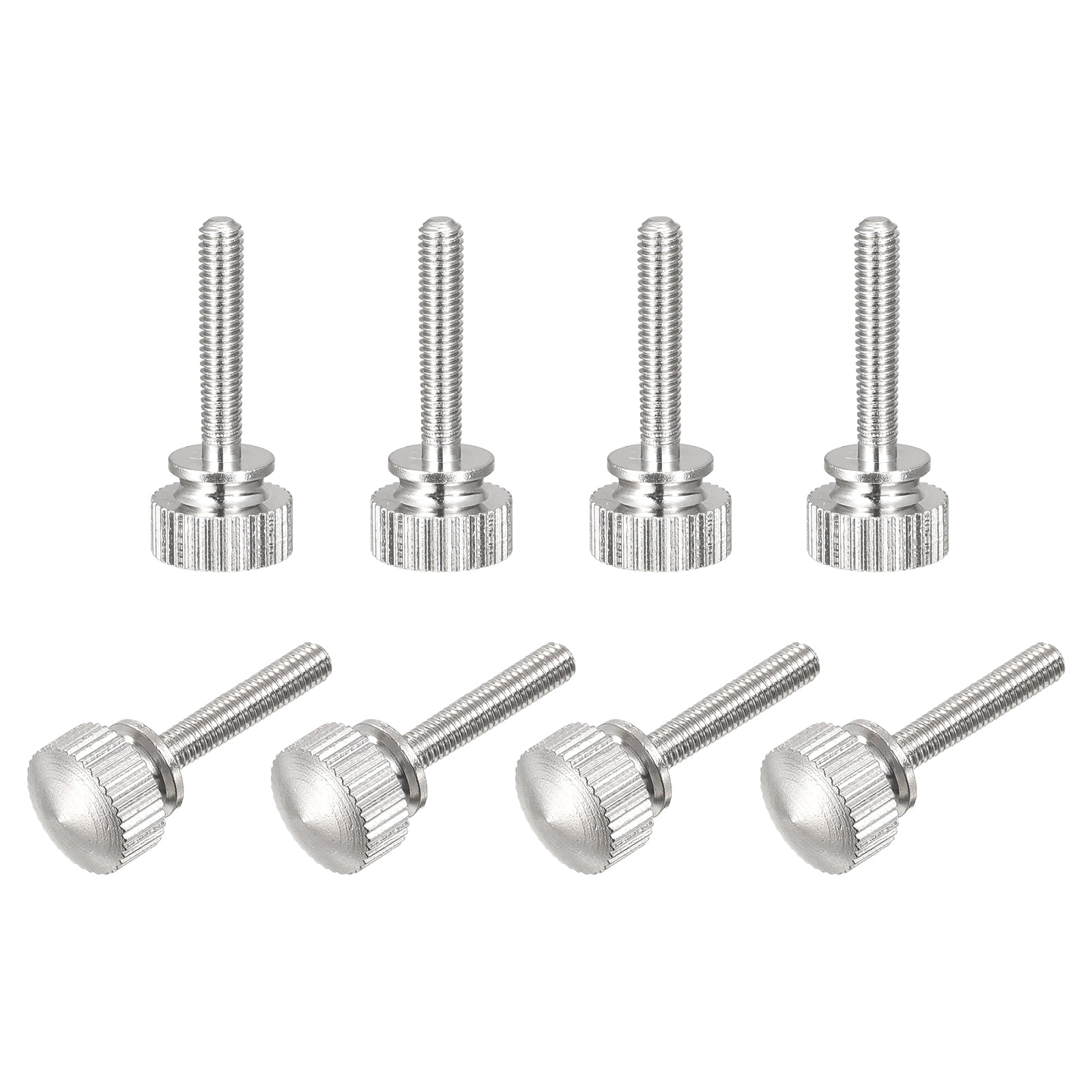 Knurled Thumb Screws, M3x16mm Brass Shoulder Bolts Grip Knobs Fasteners ...