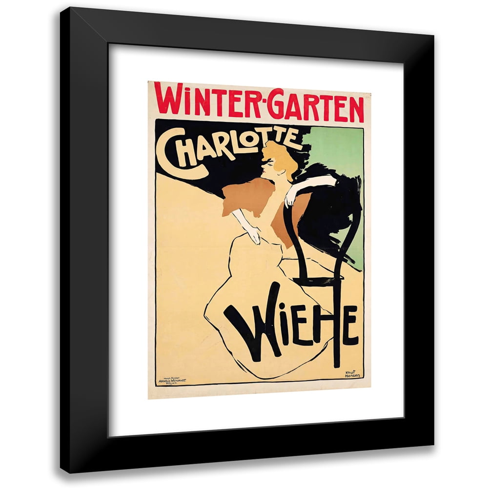 Knut Hansen 11x14 Black Modern Framed Museum Art Print Titled ...