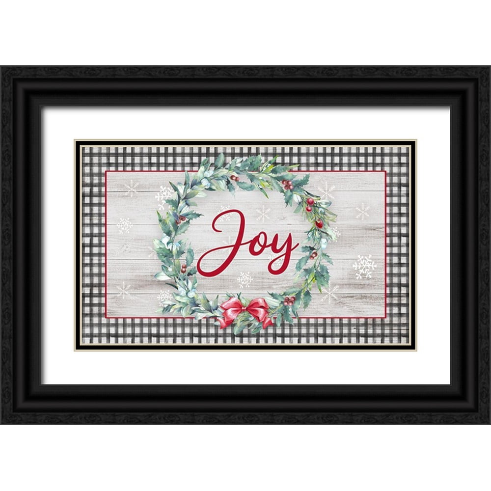 Knutsen, Conrad 32x21 Black Ornate Wood Framed with Double Matting ...