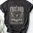 KnuxTee Free Bird Classic Rock Concert Shirt, Vintage Eagle Concert Tee ...