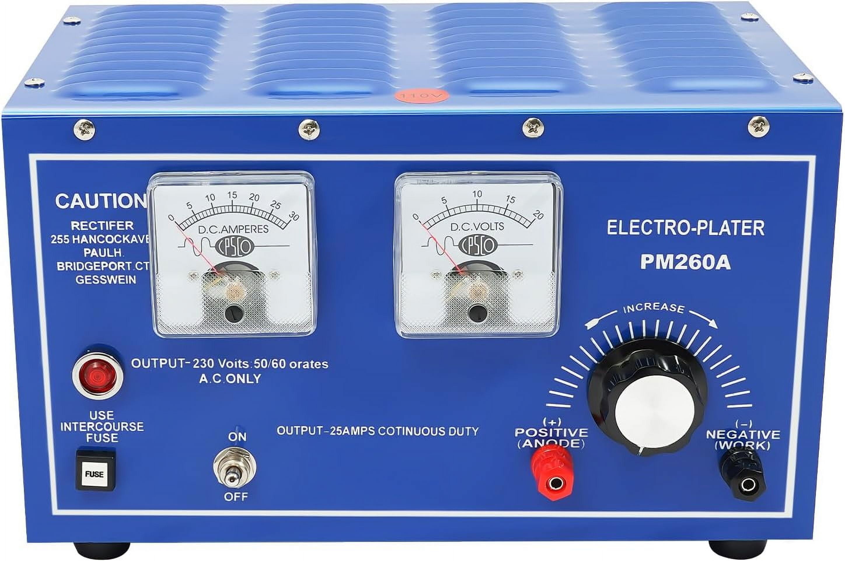 Knwigoe 30A 110V Gold Plating Machine for Jewelry Adjustable Voltage ...