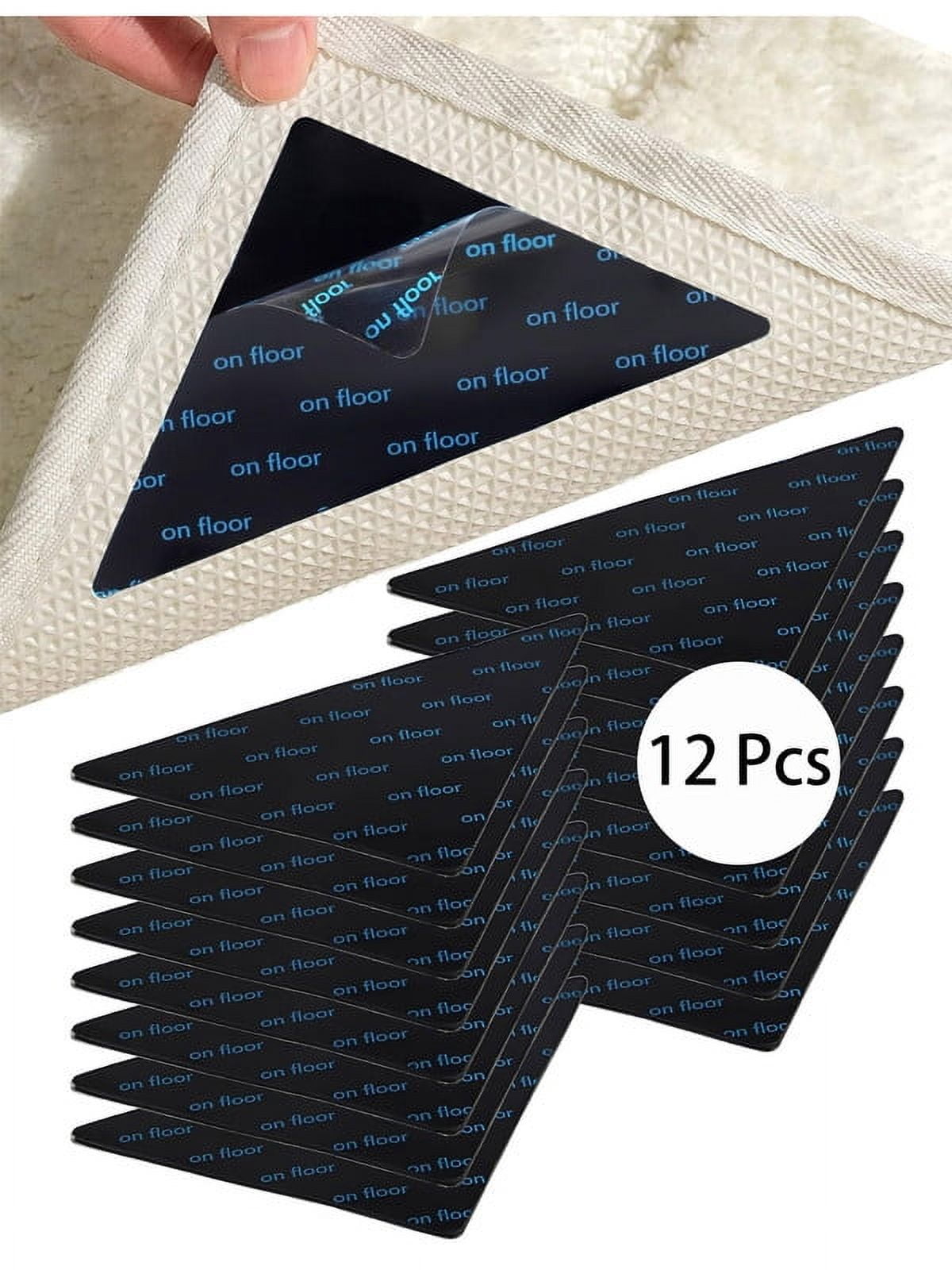 "KoRwelex Rug Pads Grippers, Anti Slip Carpet Pad, Reusable, Washable ...