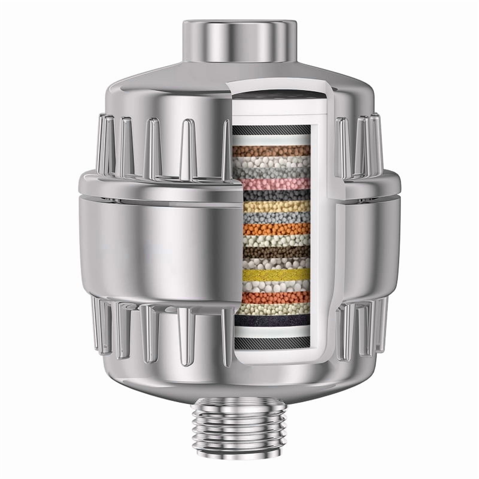 KoRwelex 20 Stage Shower Head Filter with Vitamin C E A for Hard Water ...