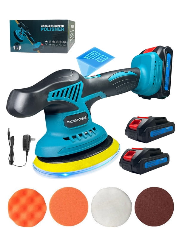 KoRwelex Cordless Car Buffer Polisher, Car Buffers And Polishers Kit, 8 ...