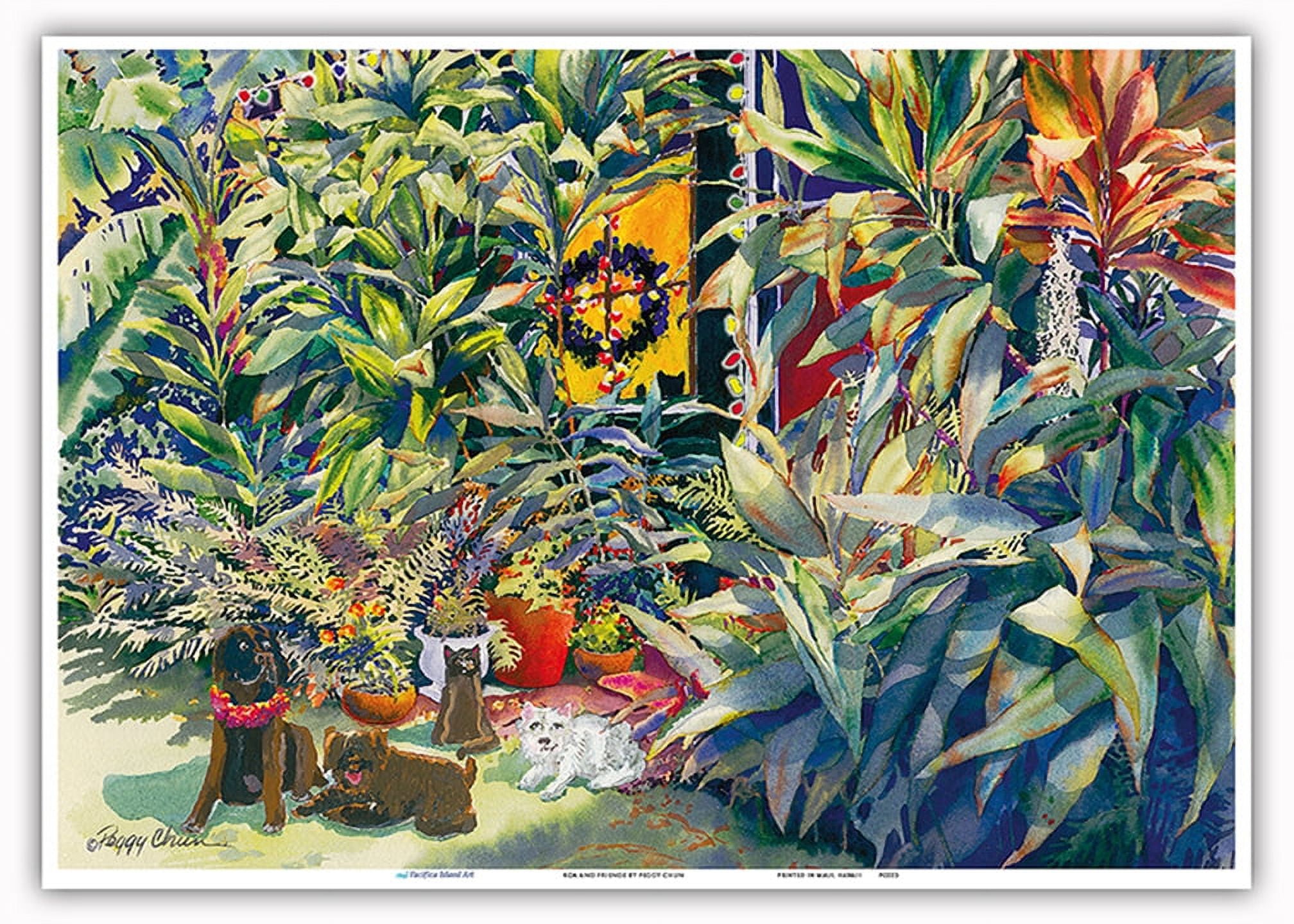 Koa and Friends - Hawaiian Dogs (’ilio) and Cat (Popoki) at Christmas ...