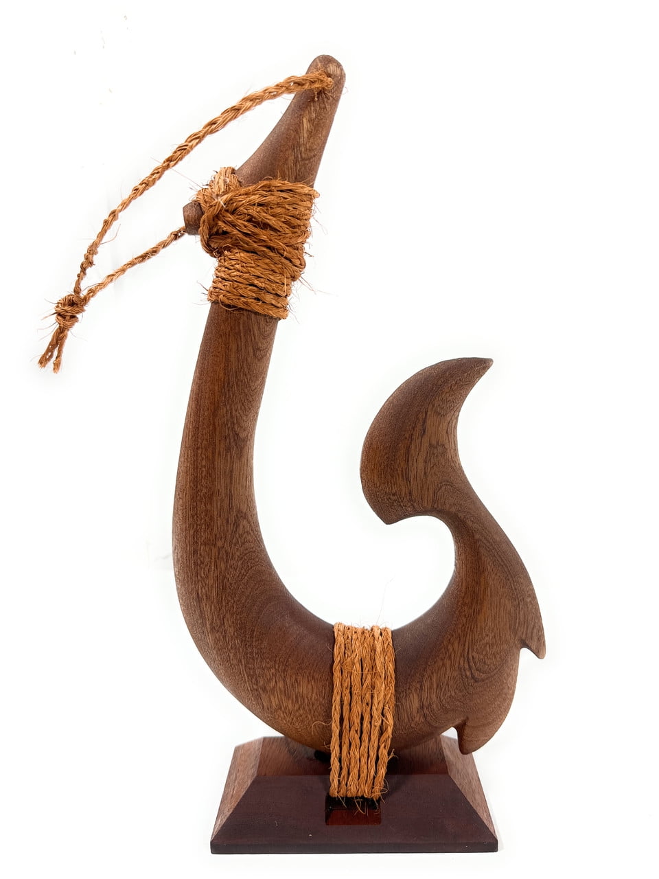 Koa Moana Fish Hook 14 inch on stand - Made In Hawaii | #koagwfh2 ...