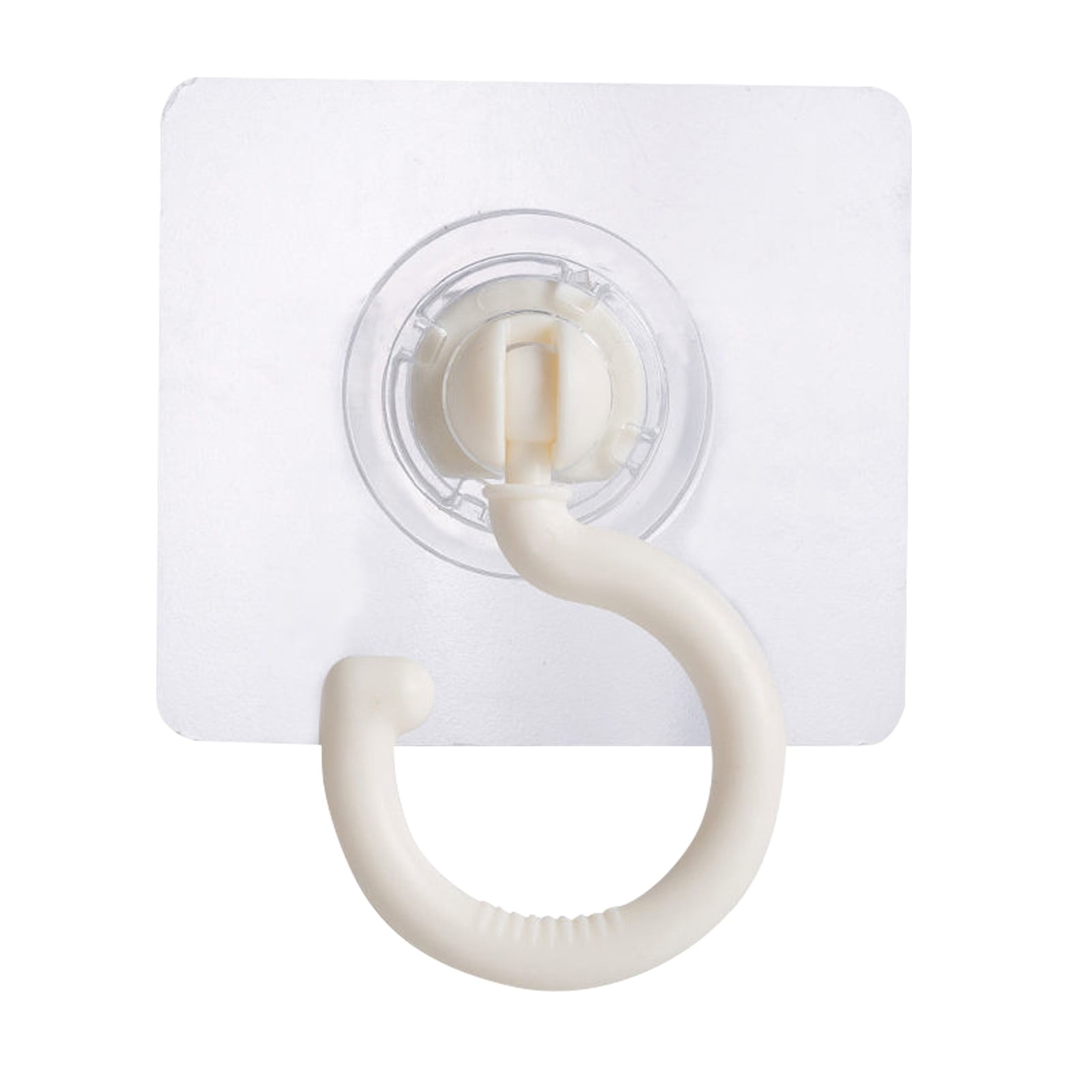 Koadzawe 1 Clear Adhesive Ceiling Hooks - No Damage, Sticky Hooks For ...