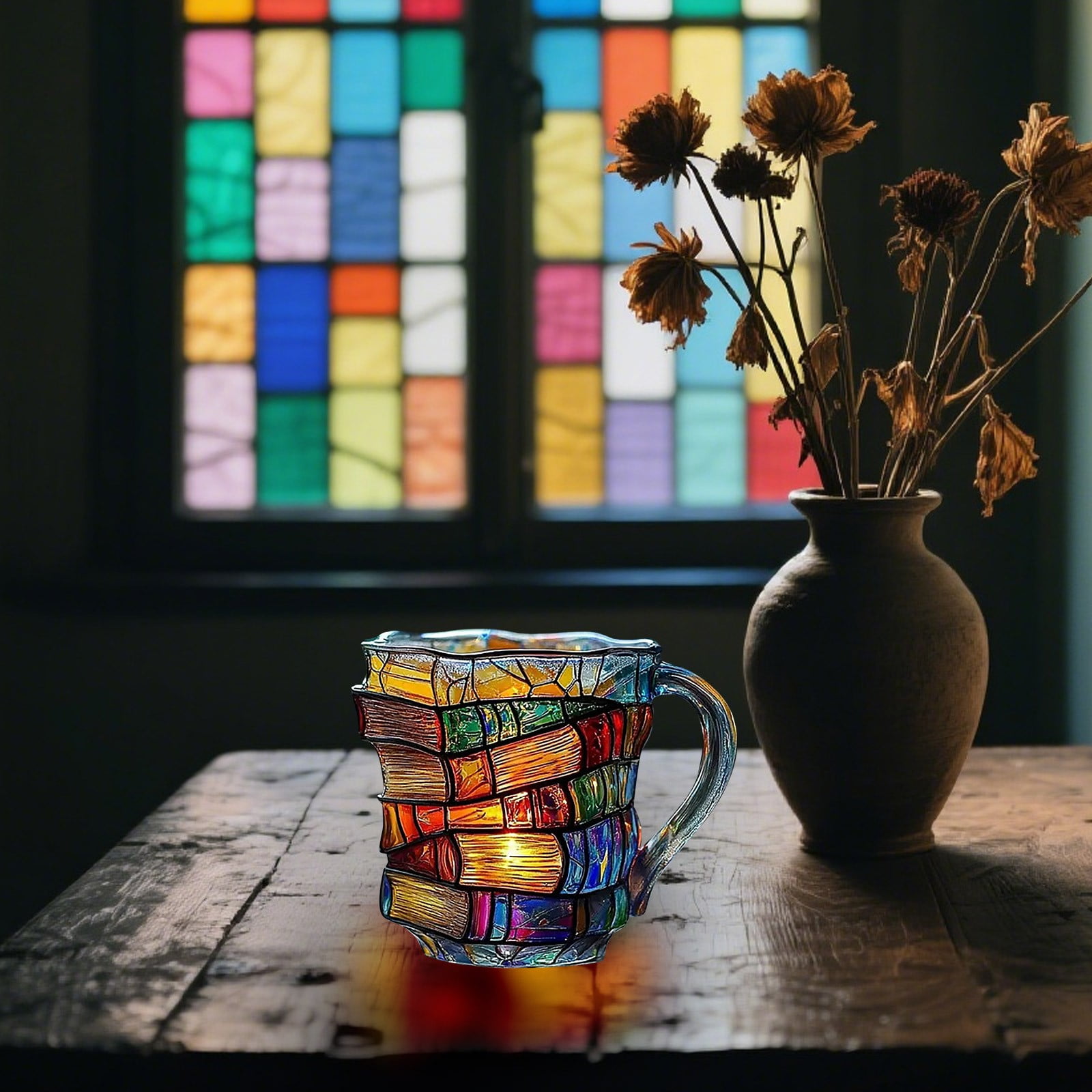 Koadzawe Painted Book Mug, Novelty 3D Painted Books Coffee Mugs, Unique ...