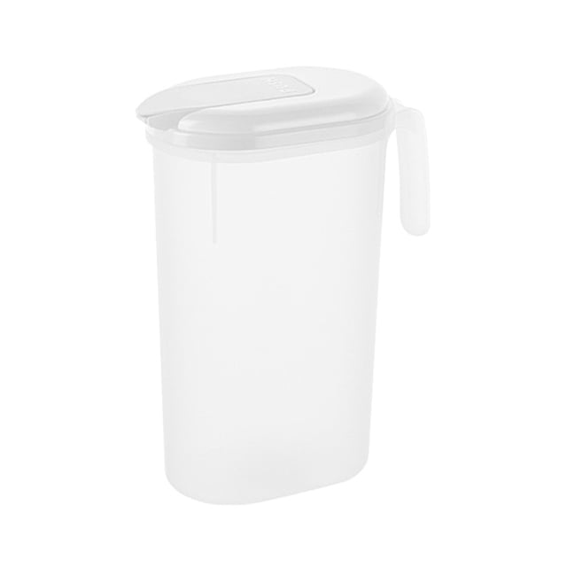 Koadzawe Pitcher With Lid 0.6 Gallon, Slim Clear Plastic Water Pitcher ...