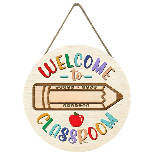 Koadzawe Welcome To Our Classroom Door Sign, First Day Of School ...