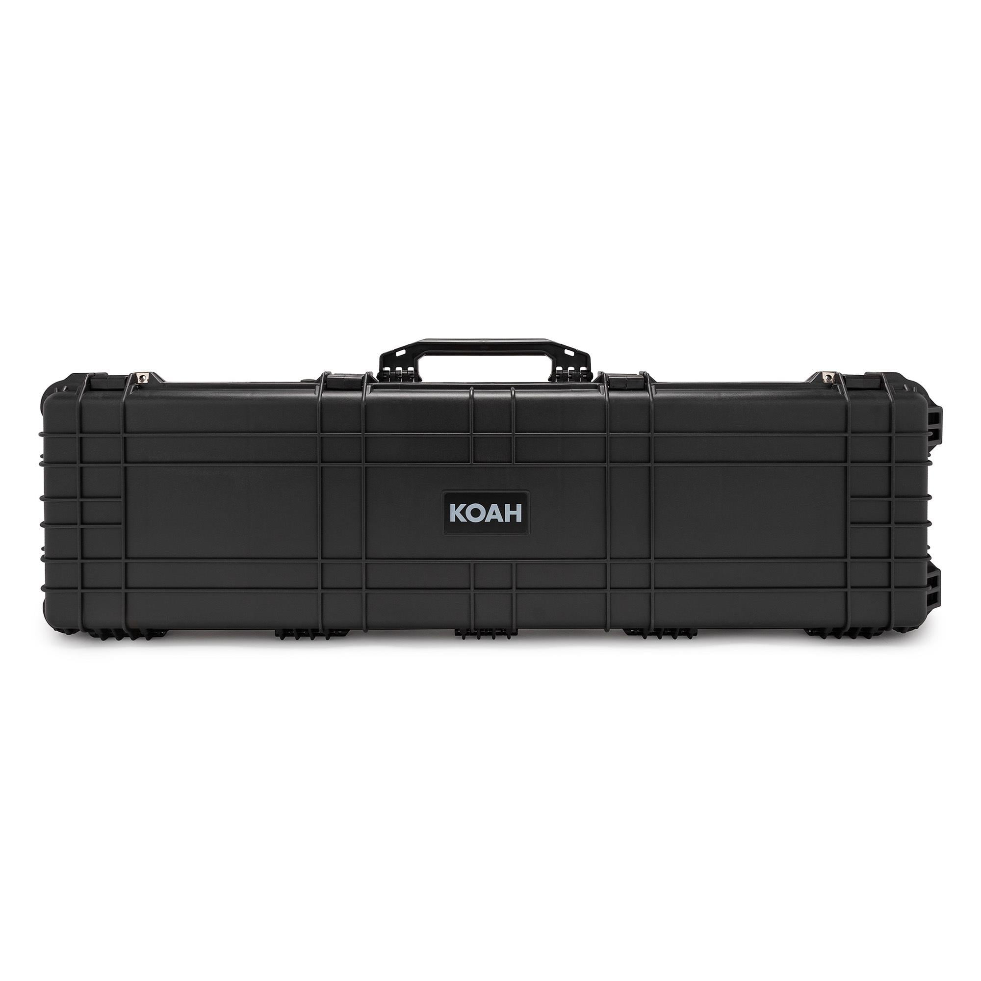 Koah 53" Inch Weatherproof Protective Roller Rifle Hard Case with ...