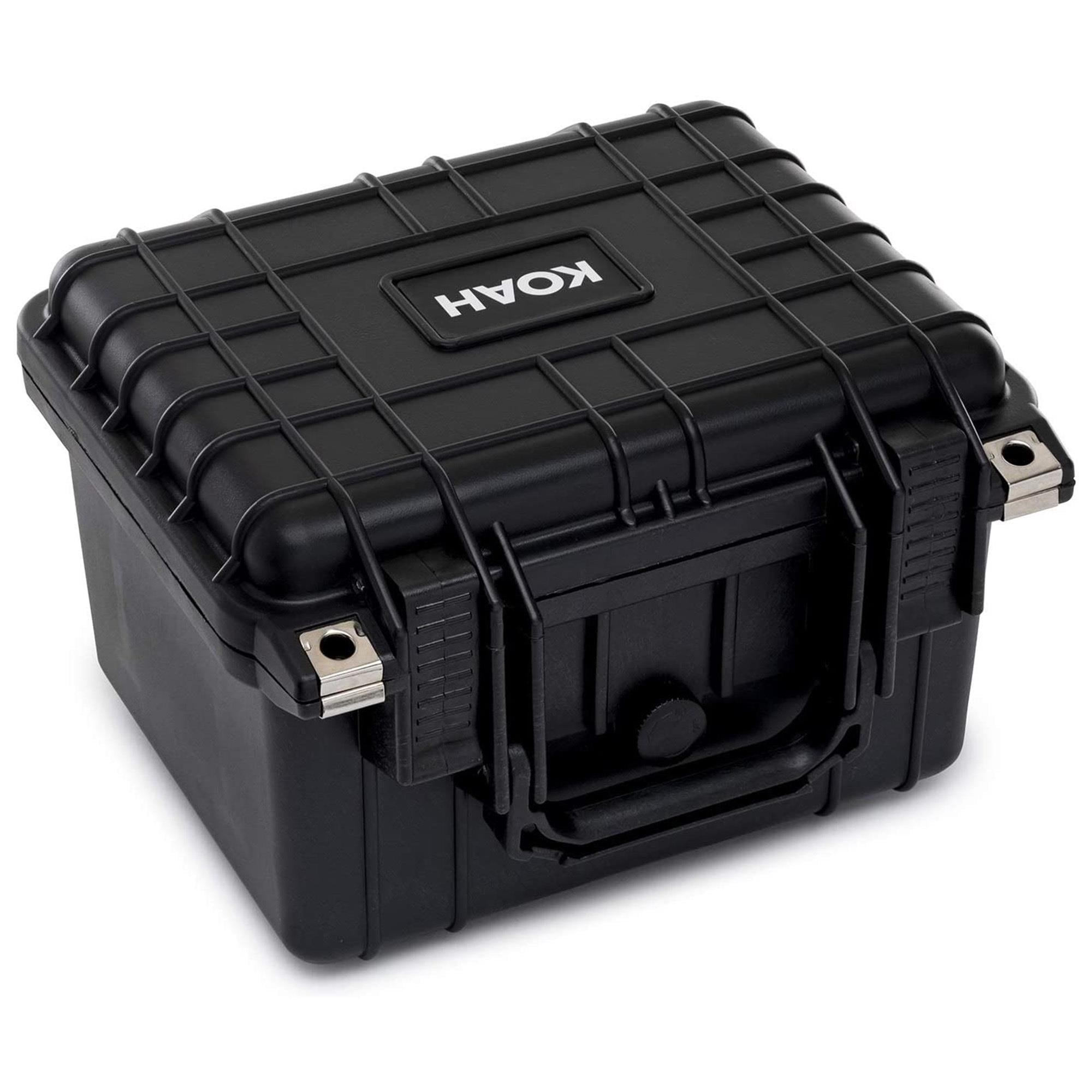 Koah Weatherproof Hard Case with Customizable Foam (10 x 9 x 7 Inch ...