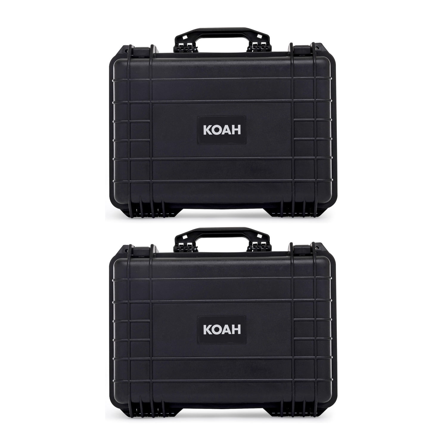 Koah Weatherproof Hard Case with Customizable Foam (18 x 14 x 7 Inch, 2 ...