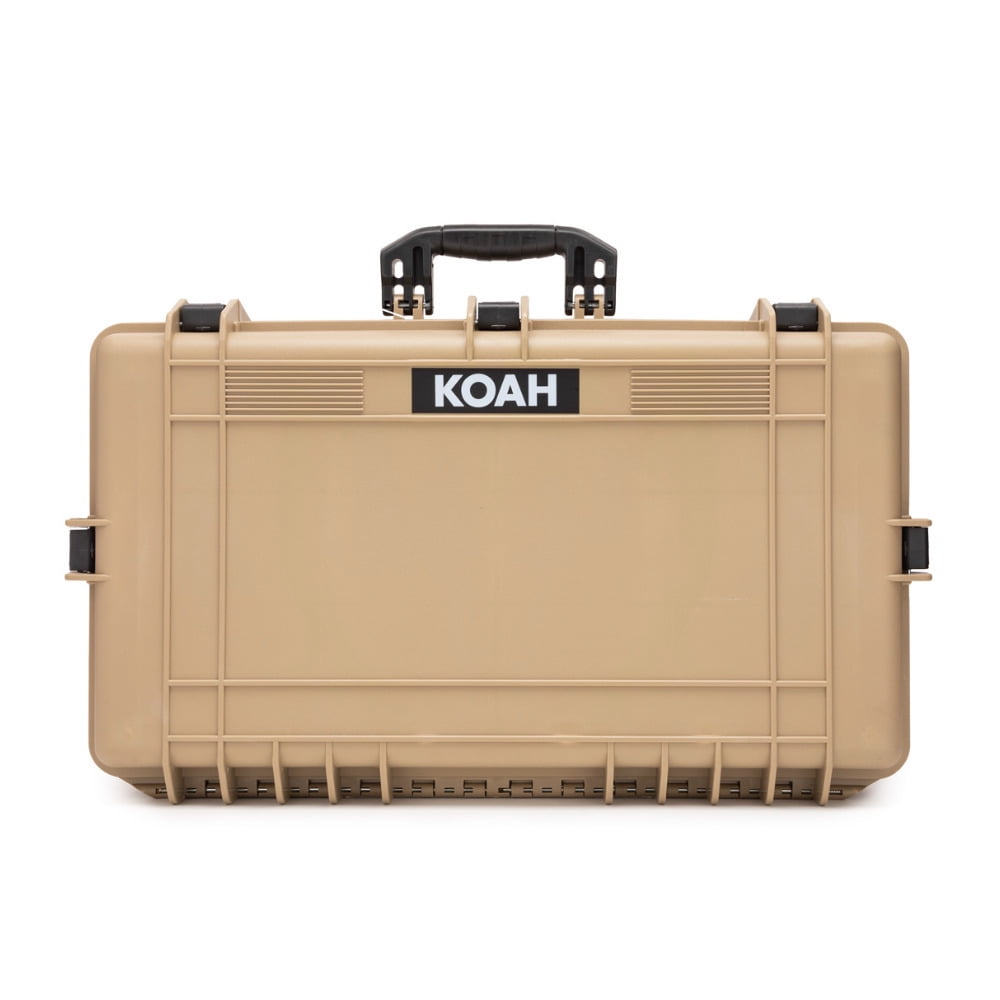 Koah Waterproof Travel Hard Case with Customizable Foam (28 x 17 x 7 ...