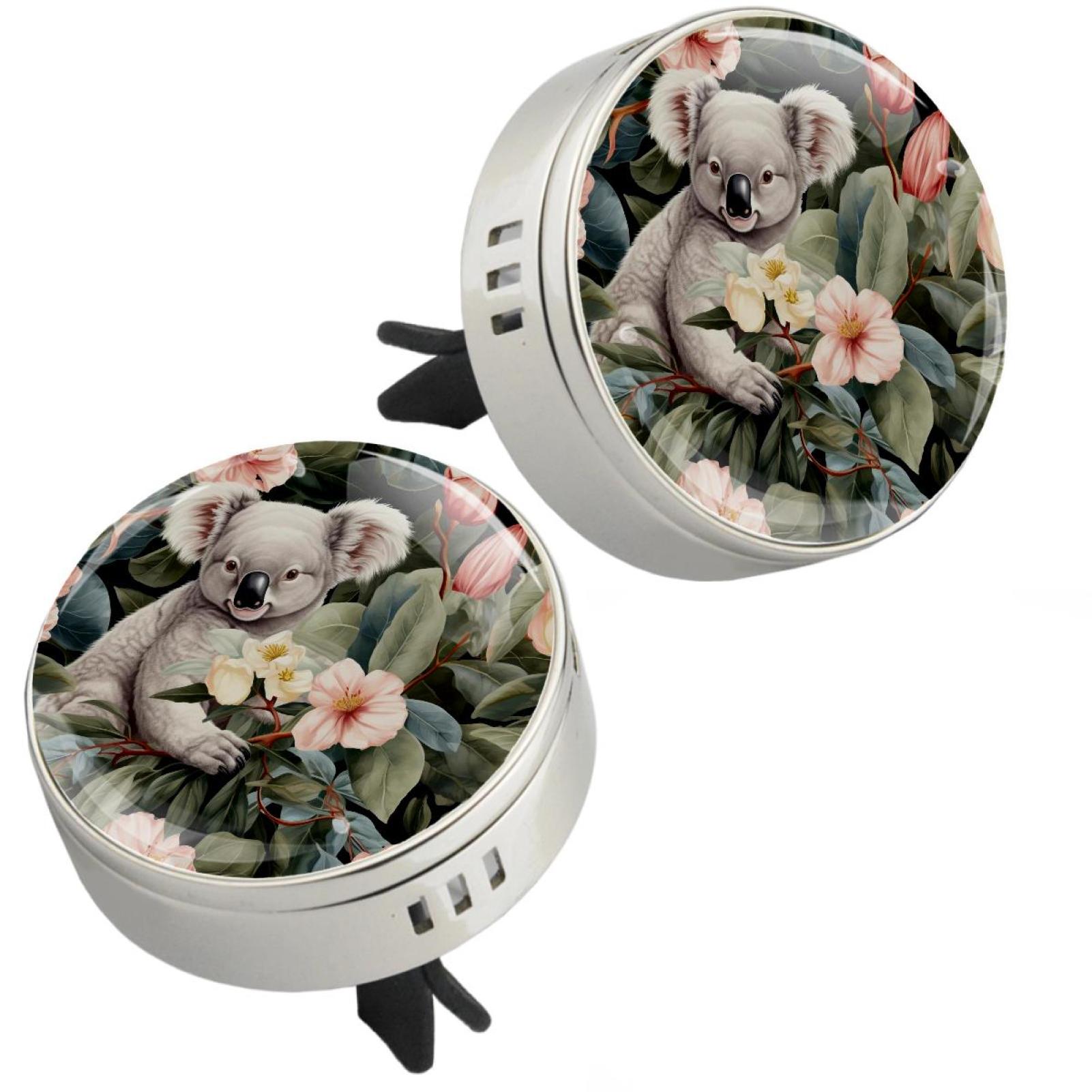 Koala 33mm Car Aromatherapy Essential Oil Diffuser Zinc Alloy Locket ...