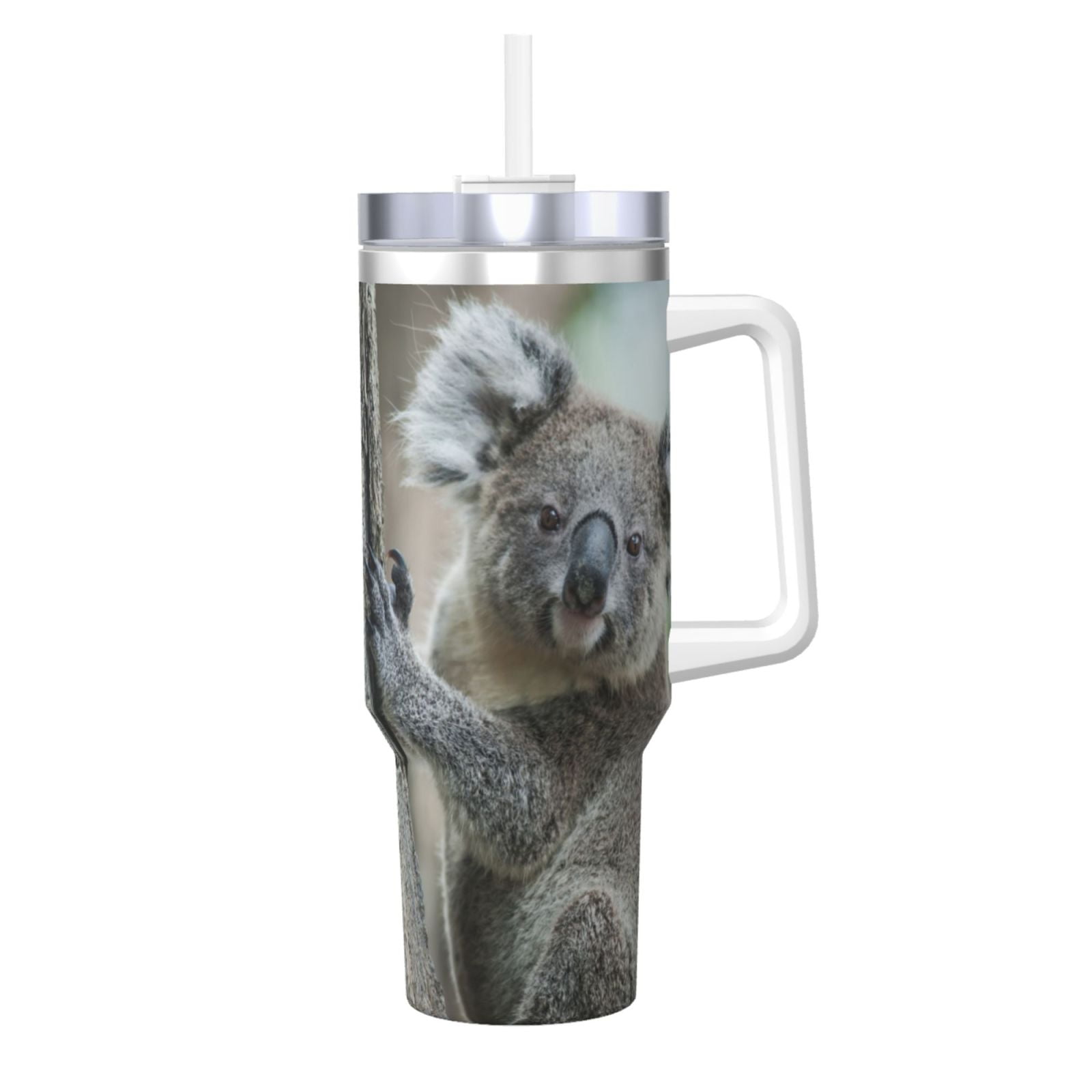Koala 40oz Car Insulated Cups Ice Bully Cup with Handle Double ...