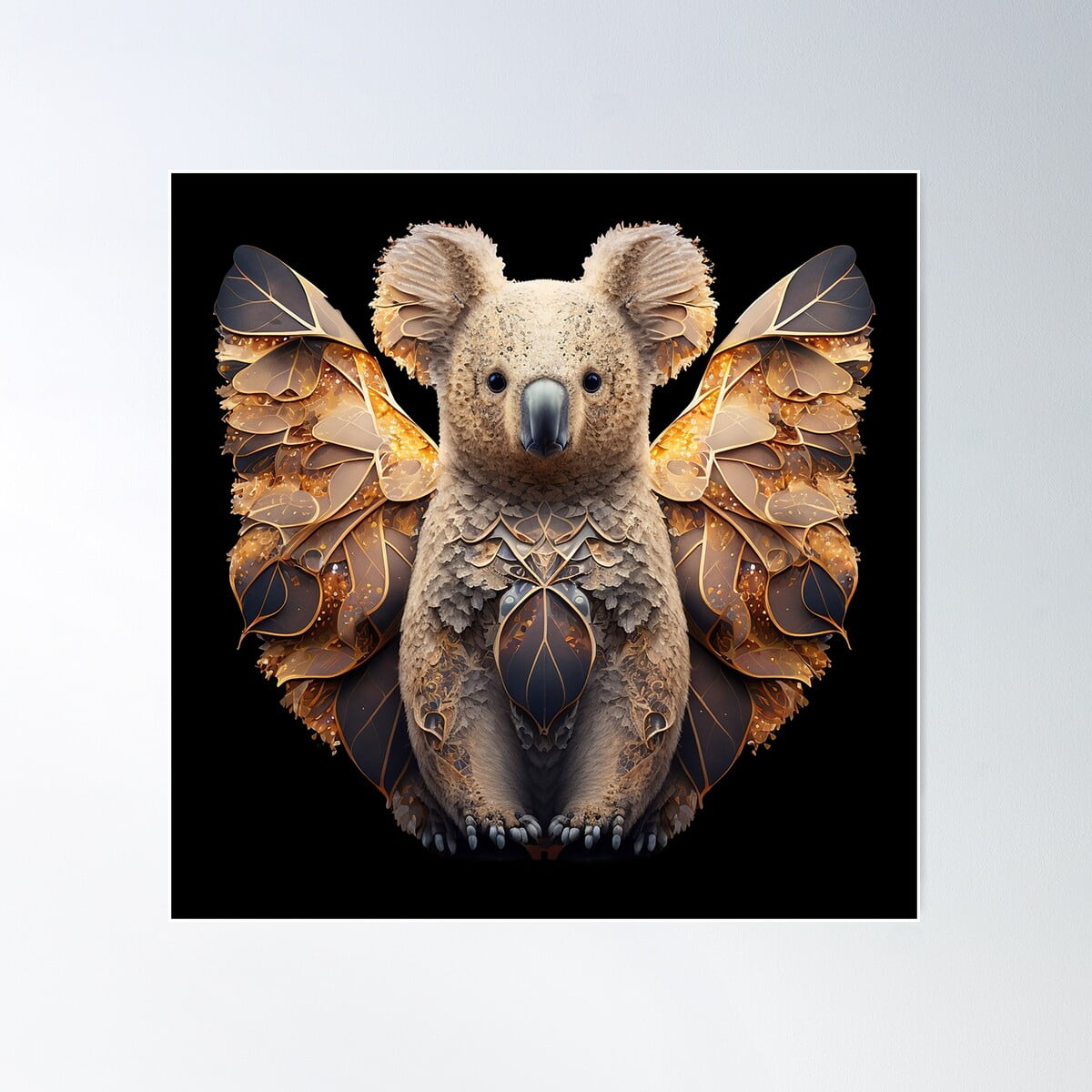 Koala Angel With Wings (Cutout Version For Nice Stickers), Spirit ...
