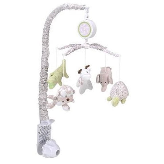 Koala Baby Essentials Jungle Mobile - Mocha with Elephant, Monkey ...