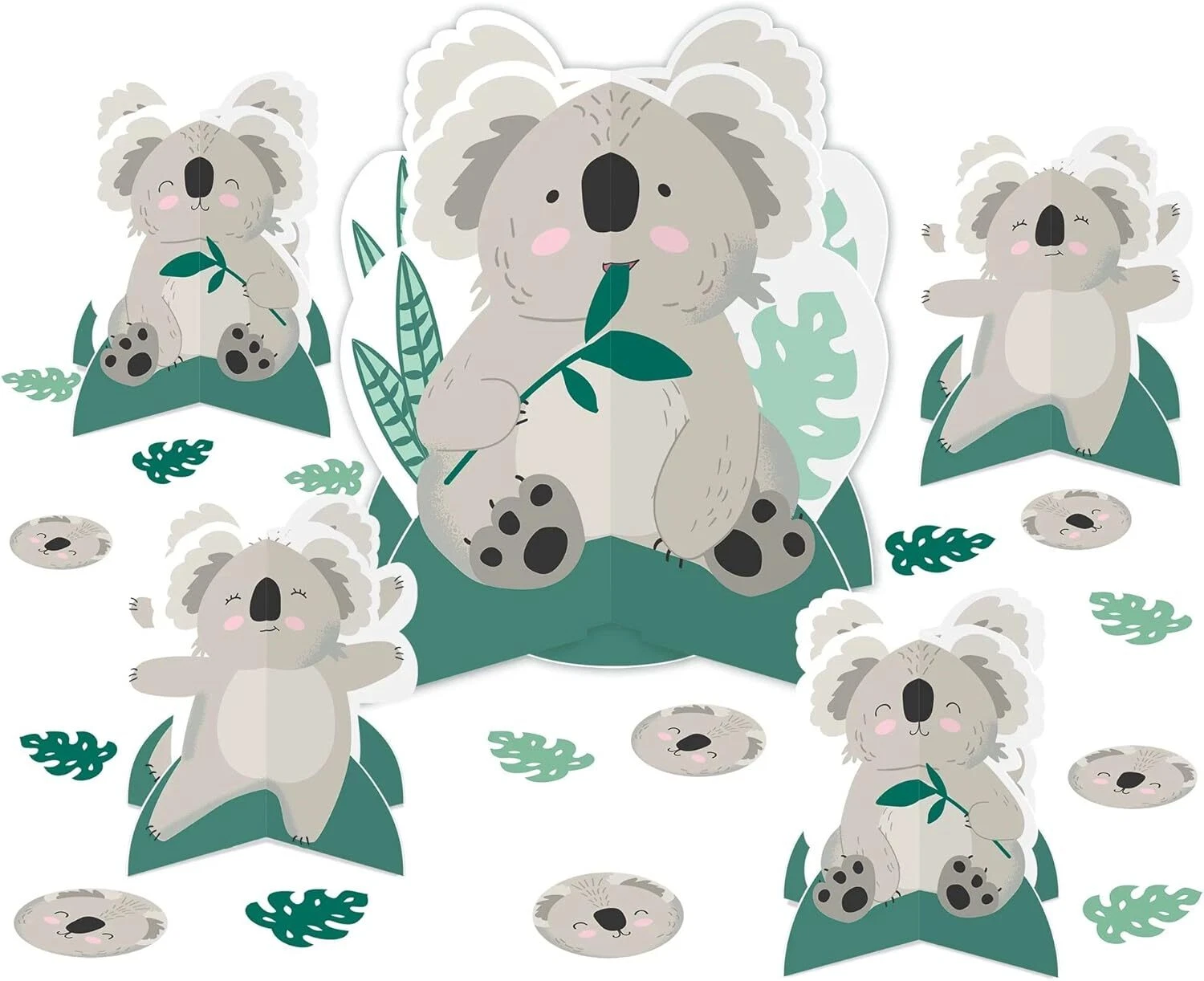 Koala Bear Animal Cute Kids Birthday Party Centerpiece Table Decorating ...
