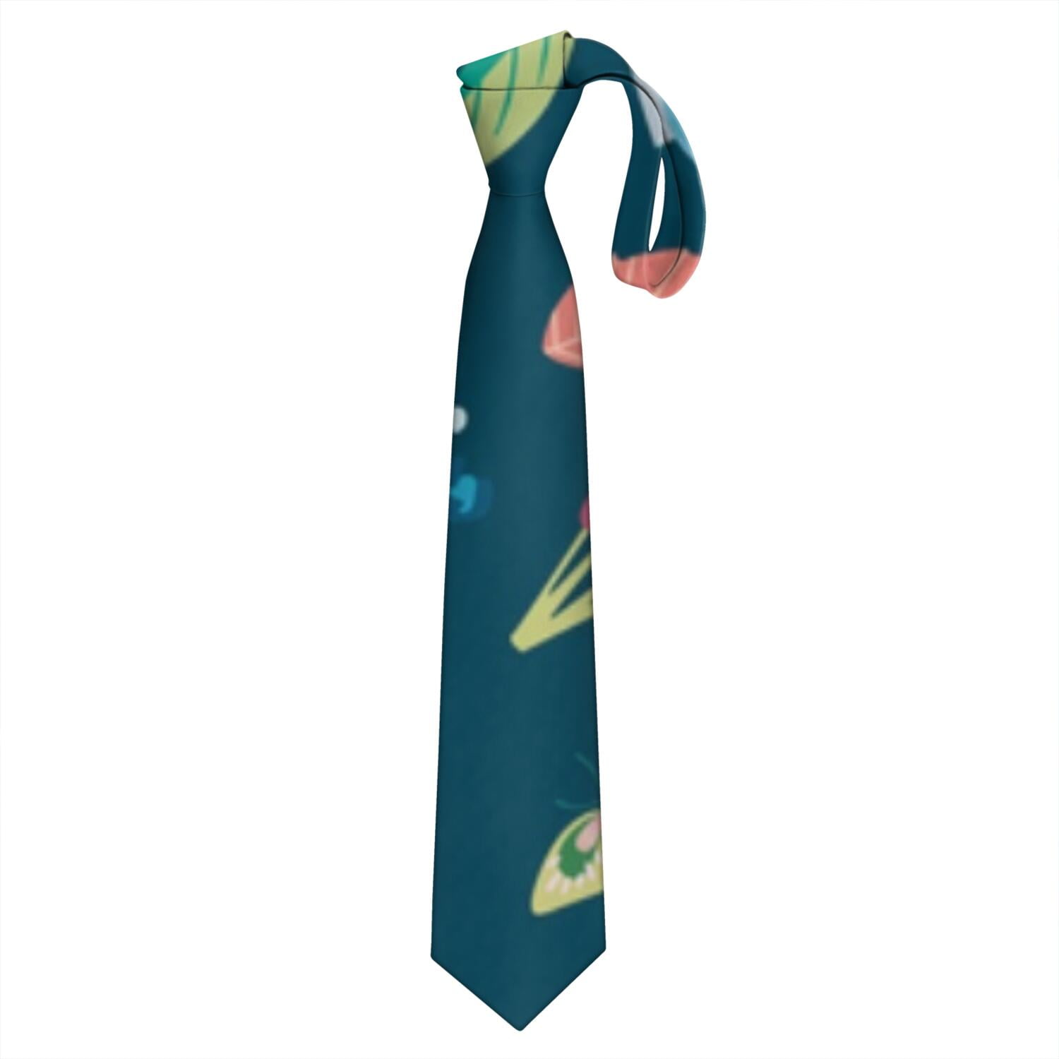 Koala Bear Print Men's Necktie - Satin Formal Wedding Tie for Grooms ...