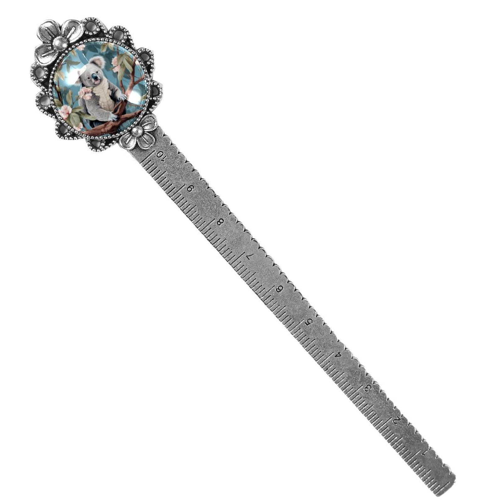 Koala Bookmarks: a Vintage Silver Lace-Edged Bookmark, a Gift for ...