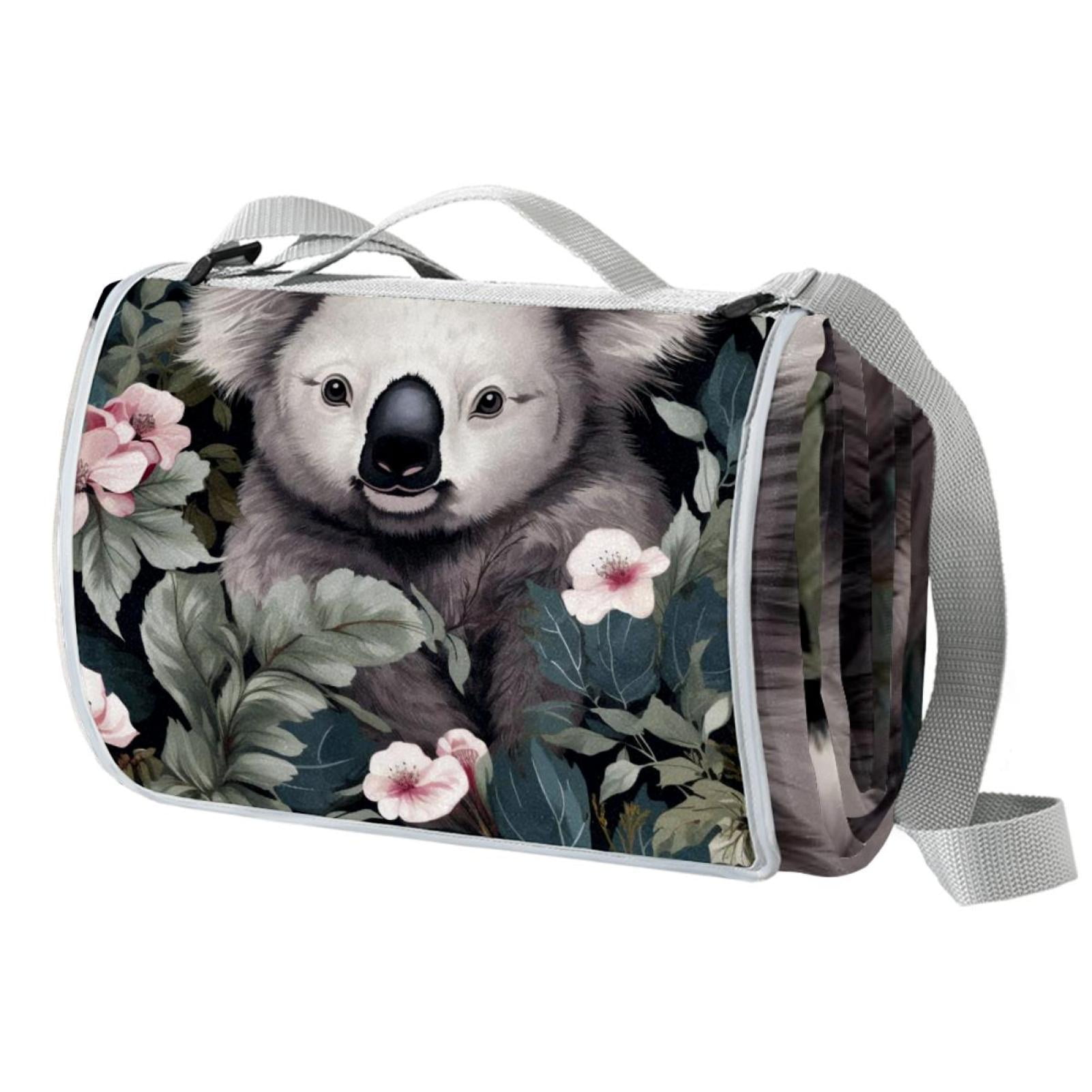 Koala Canvas Beach Blanket - Picnic Mat Outdoor Waterproof Sand Proof ...