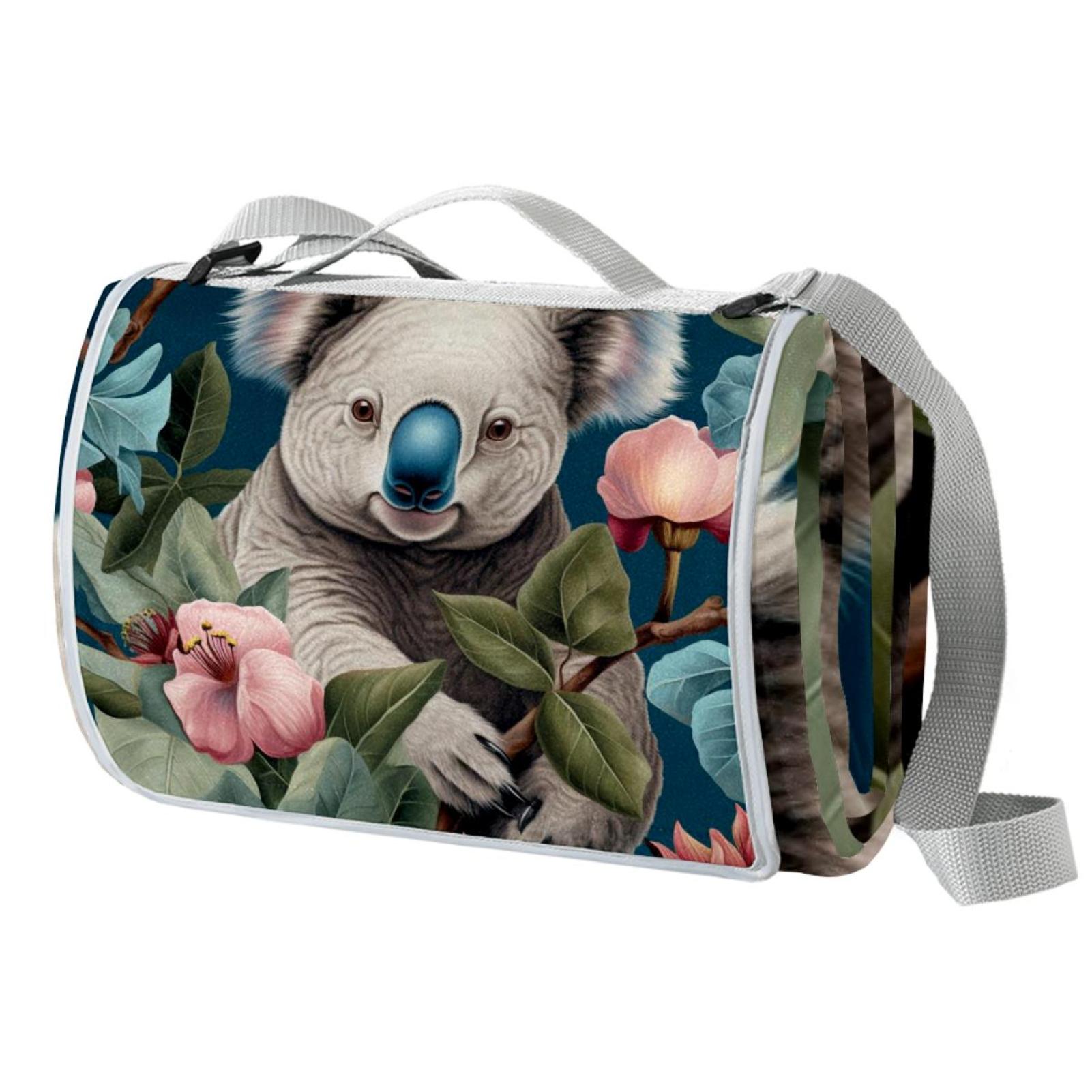Koala Canvas Beach Blanket Picnic Mat XL - Waterproof Sandproof Outdoor ...