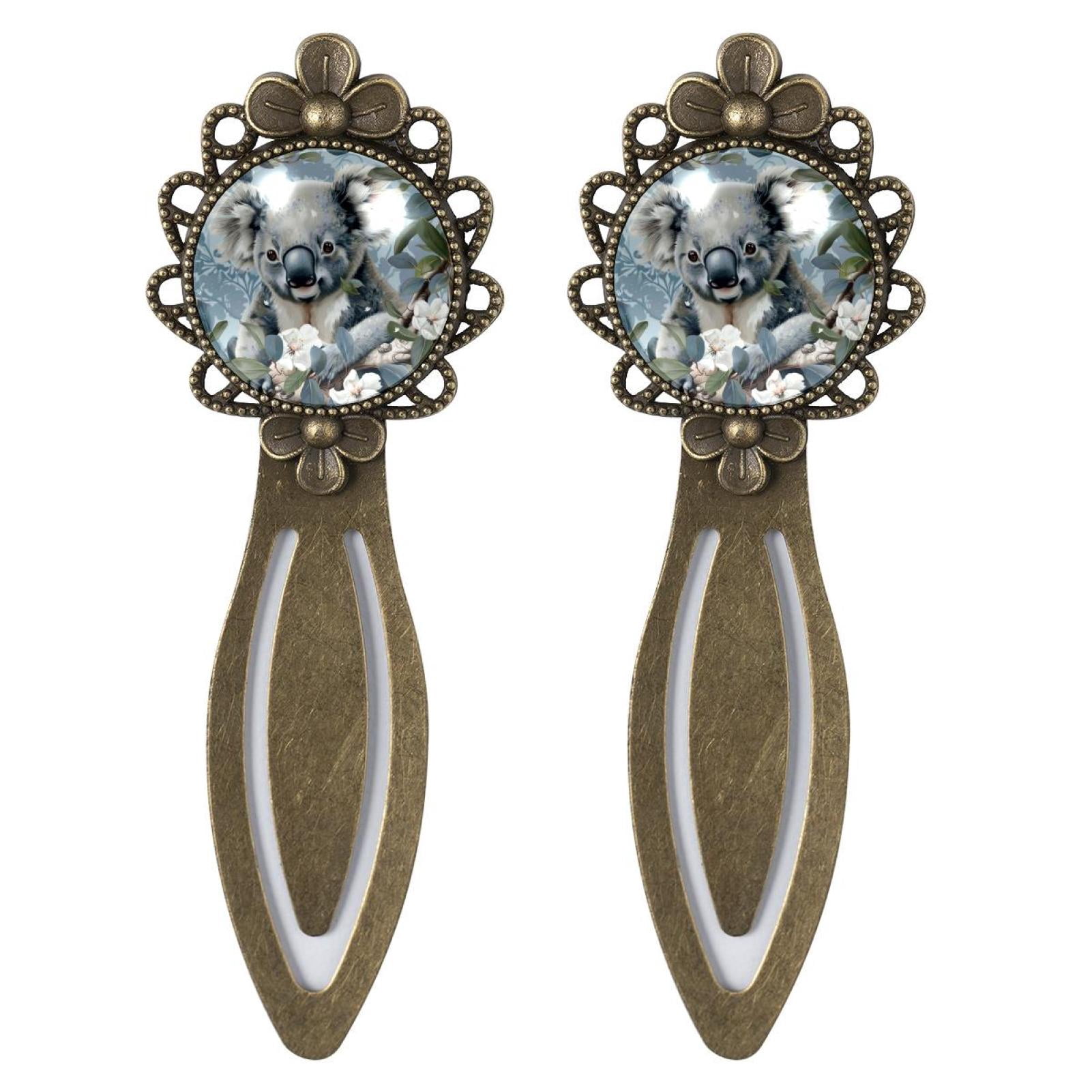 Koala Copper-Colored Lace Bookmarks - Set of 2 Stainless Steel ...
