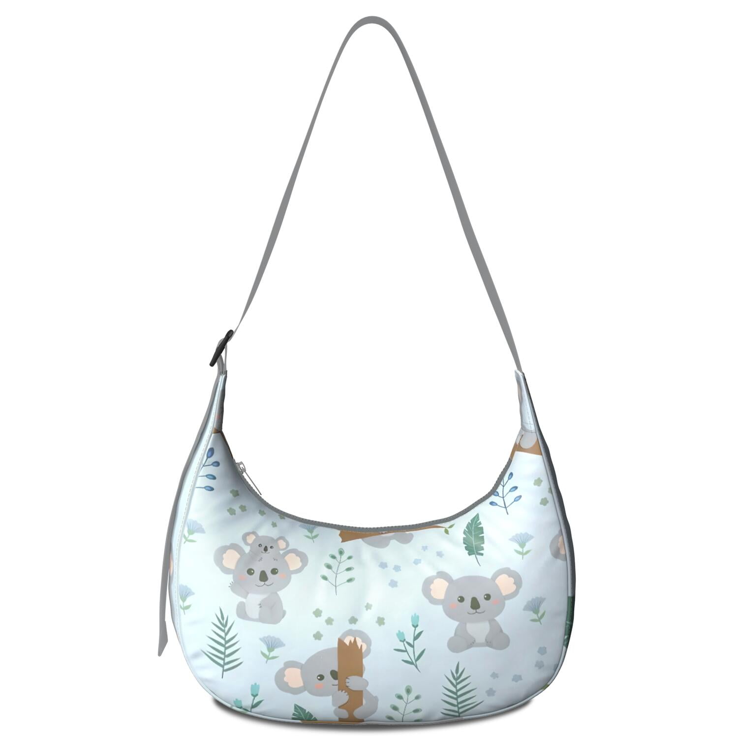Koala Crescent Crossbody Bag for Women Mens, Cute Australian Koala Bear ...