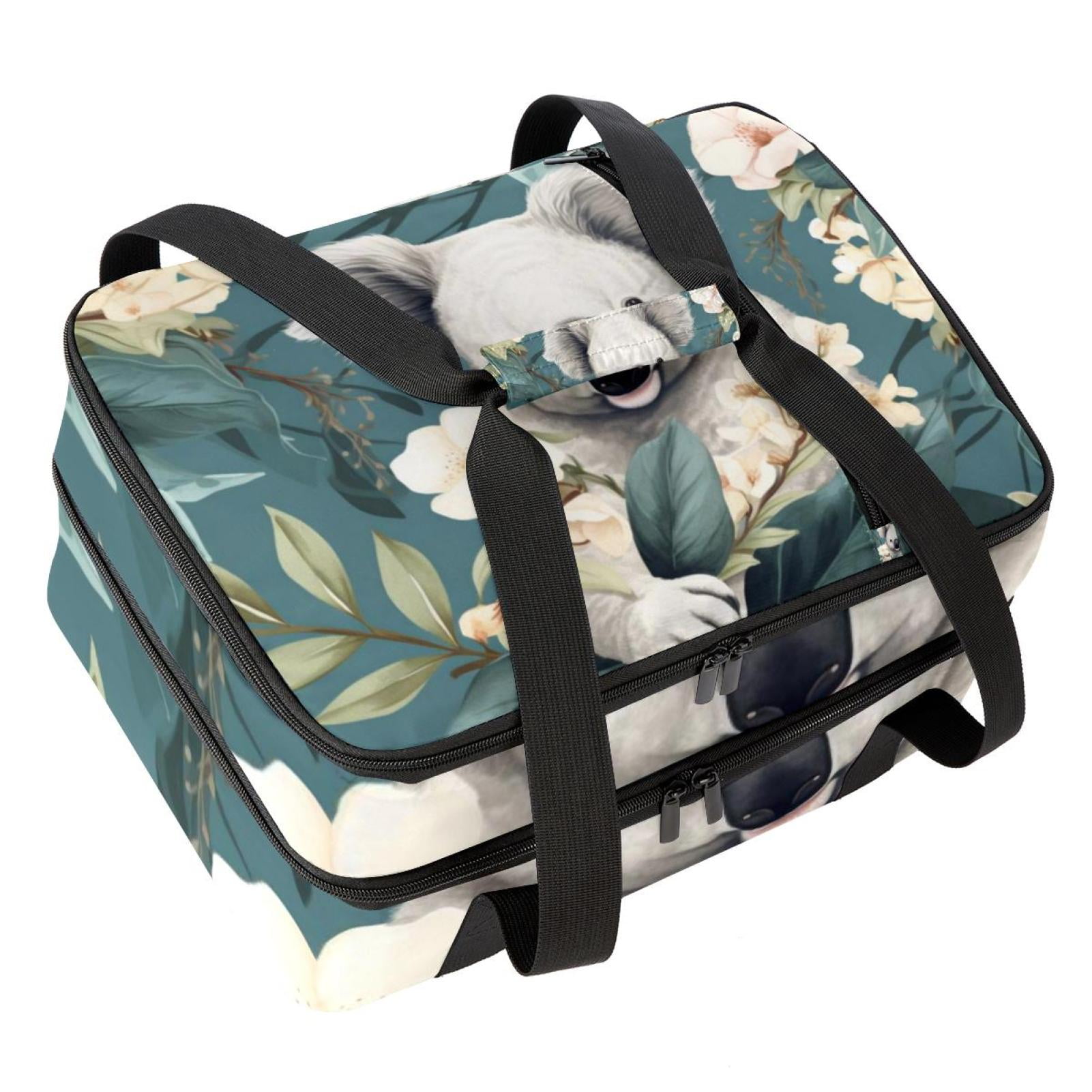 Koala Double Layered Insulated Refrigerated Lunch Bag with Two ...