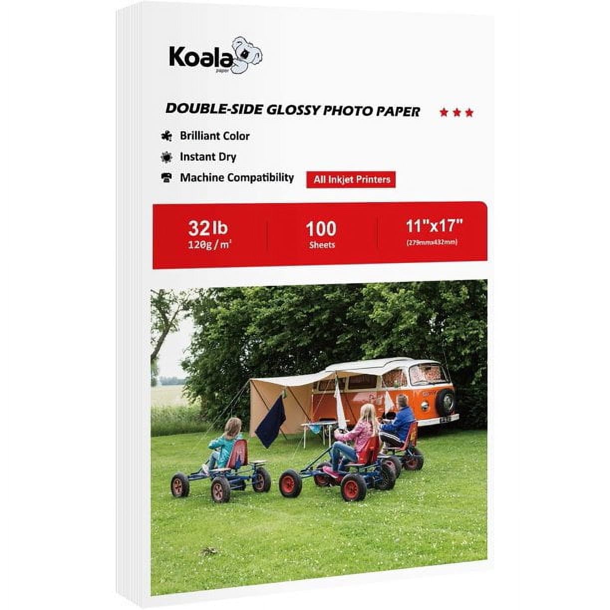 Koala Double Sided Glossy Photo Paper 11x17 inches 120gsm 32lb 100 ...