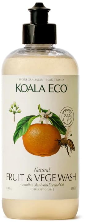 Koala Eco Natural Fruit XEF1 & Vegetable Wash - Plant-Based, Eco ...