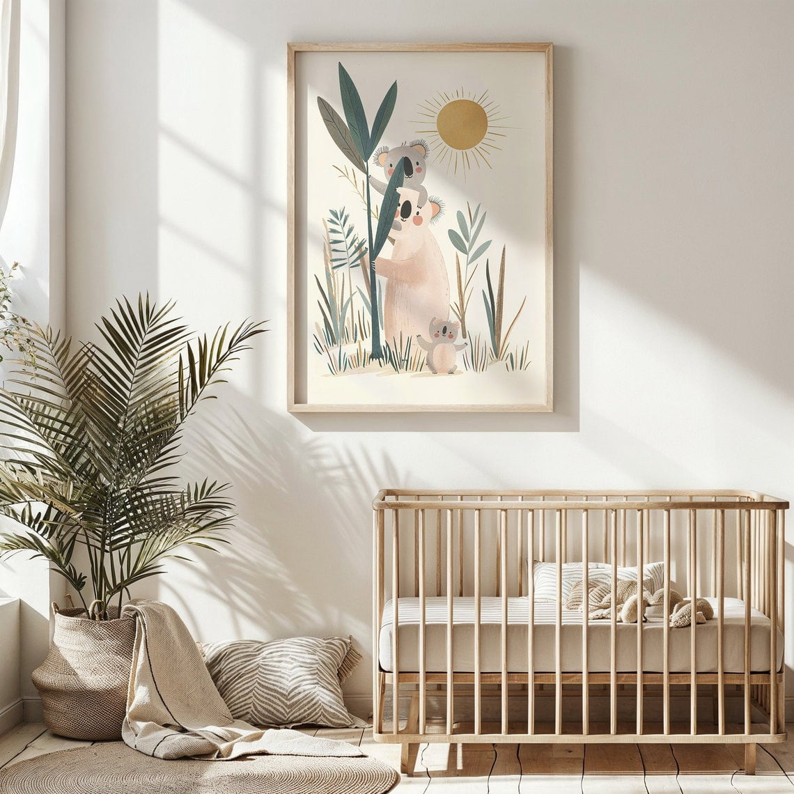 Koala Family Print, Nursery Wall Art, Kids Koala Posters, Australian ...