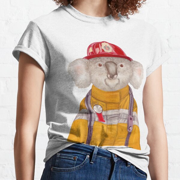 Koala Firefighter designed and sold by AnimalCrew. - Walmart.com